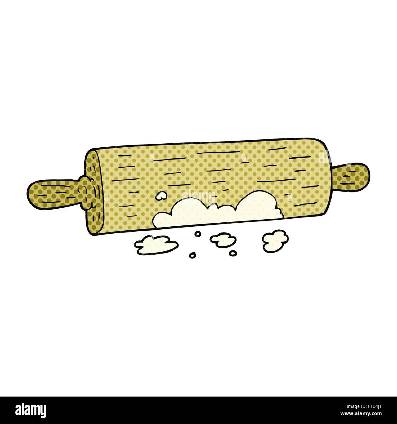 freehand drawn cartoon rolling pin Stock Vector Image & Art - Alamy