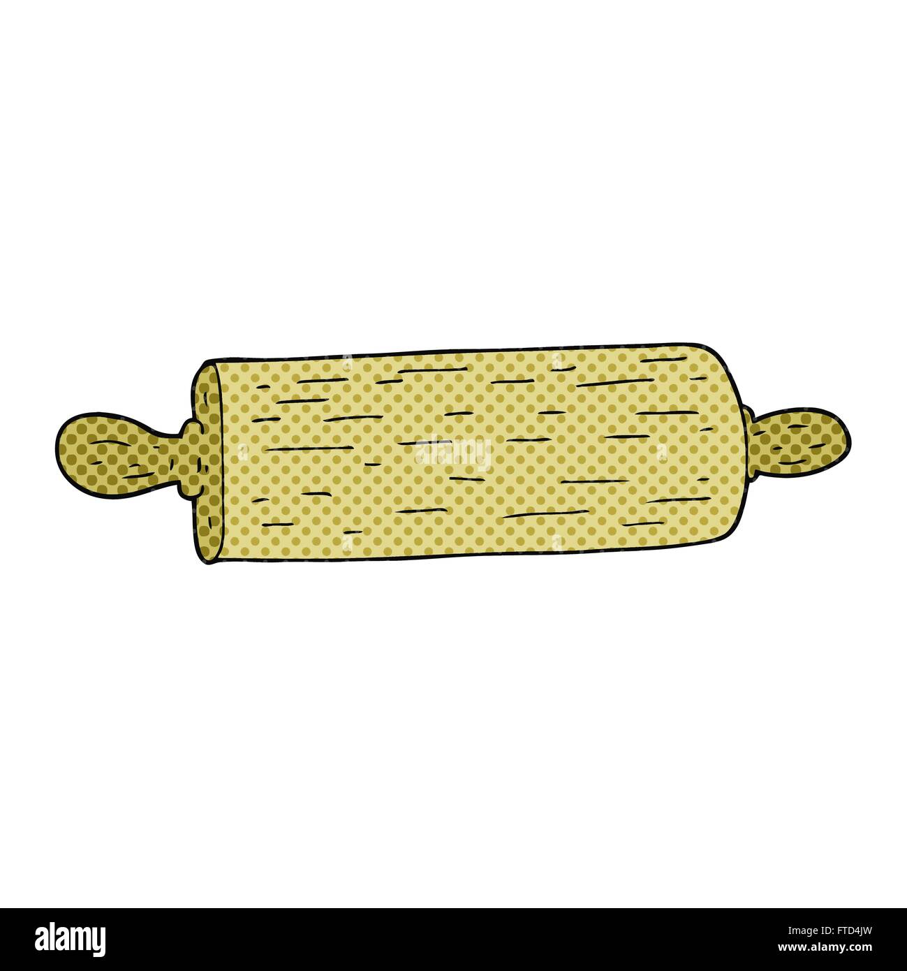 freehand drawn cartoon rolling pin Stock Vector Image & Art - Alamy