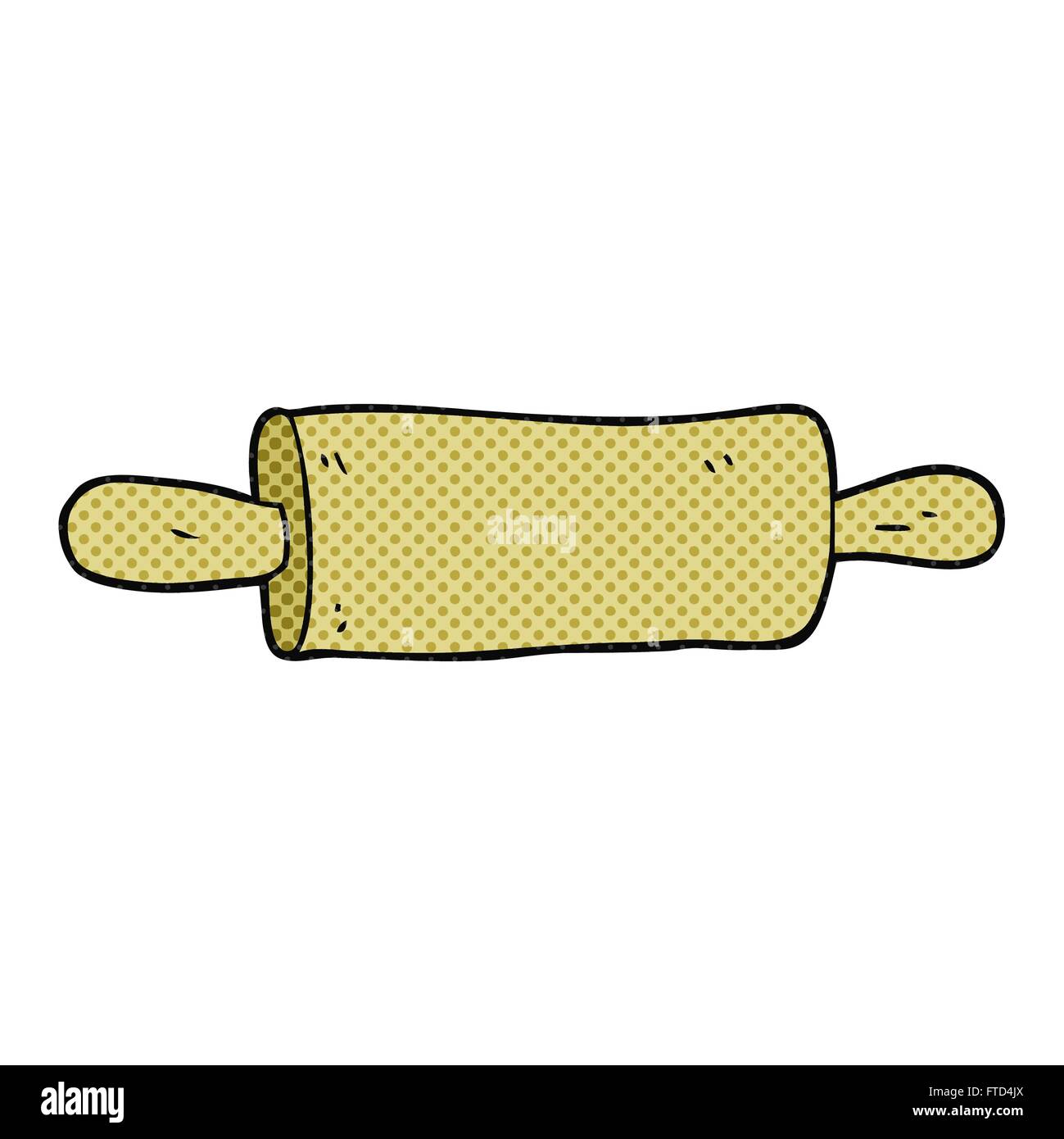 freehand drawn cartoon rolling pin Stock Vector Image & Art - Alamy