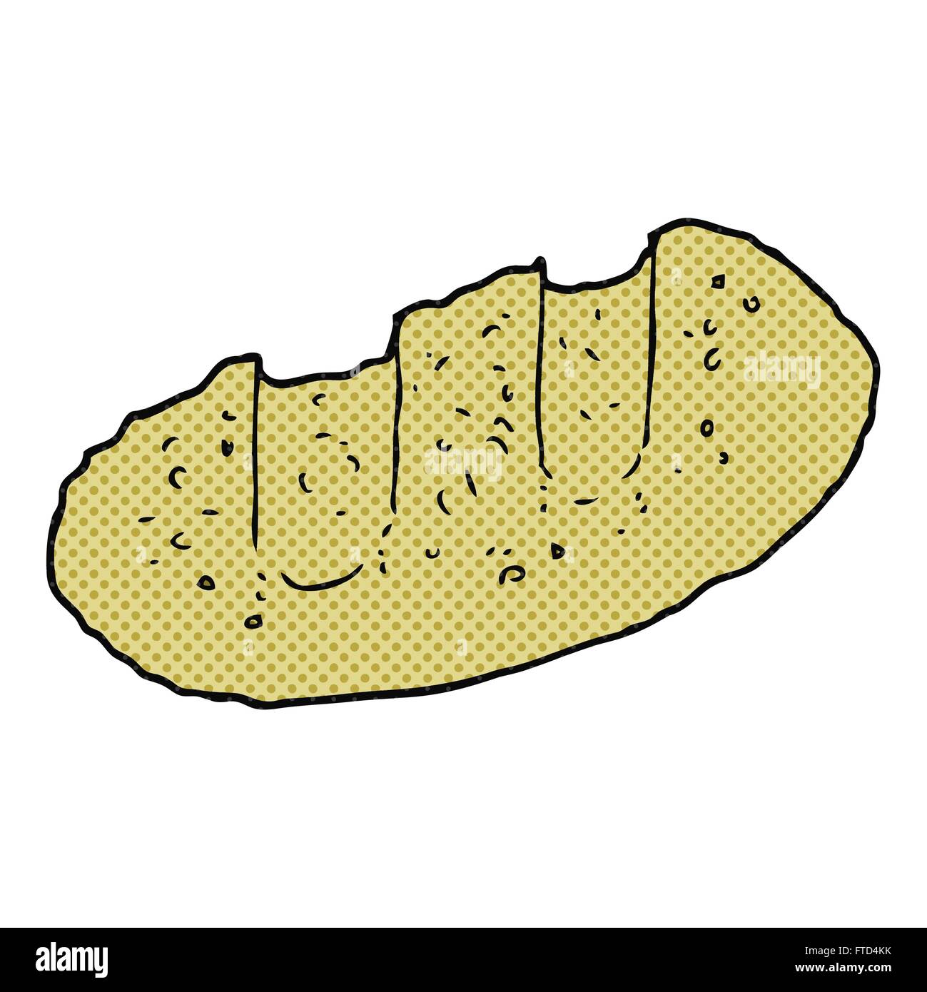 freehand drawn cartoon bread Stock Vector Image & Art - Alamy