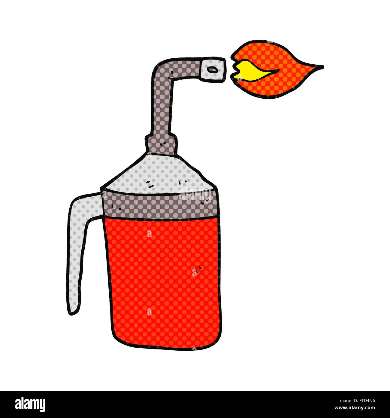 freehand drawn cartoon blow torch Stock Vector Image & Art - Alamy