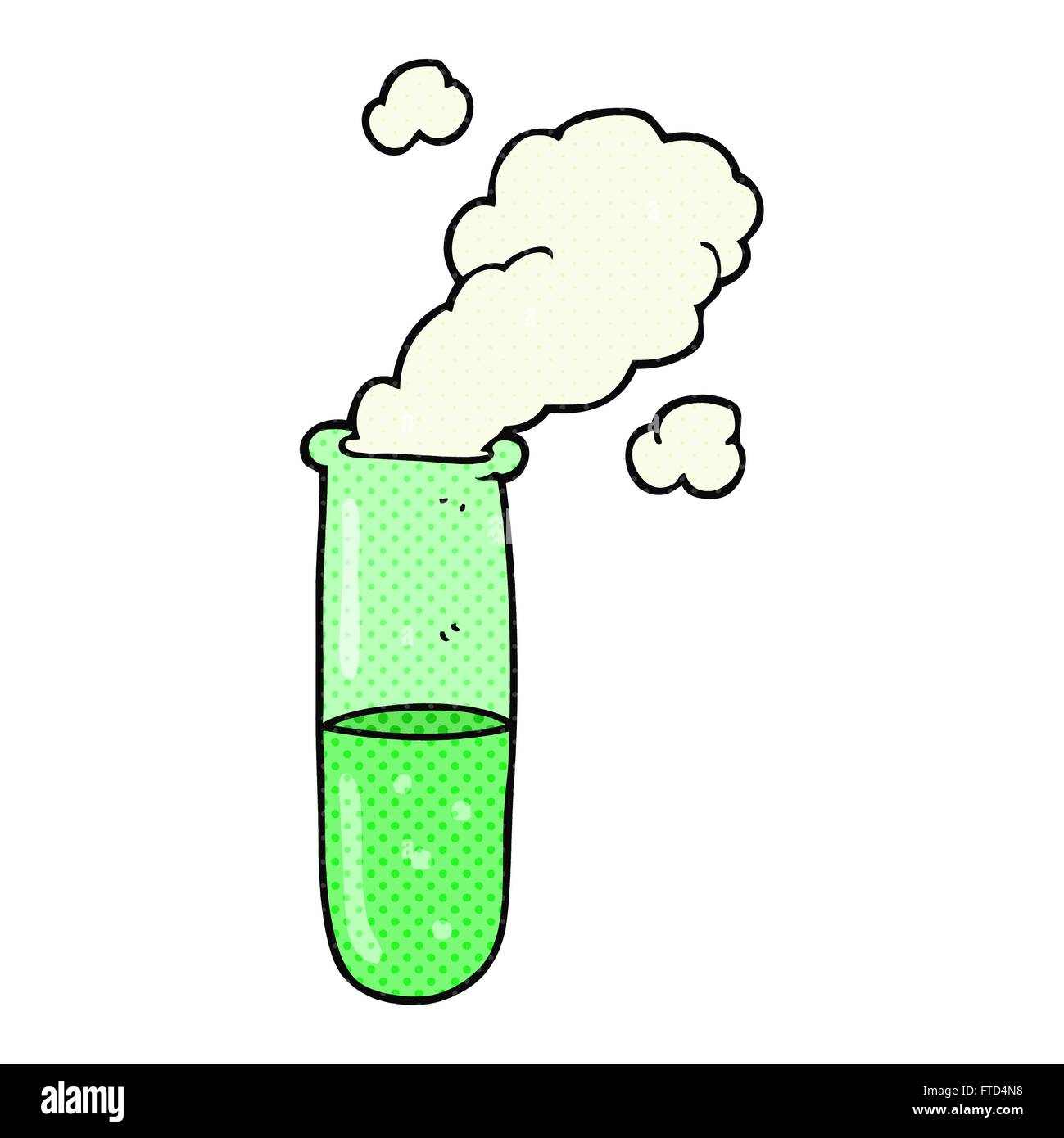 freehand drawn cartoon science test tube Stock Vector Image & Art - Alamy