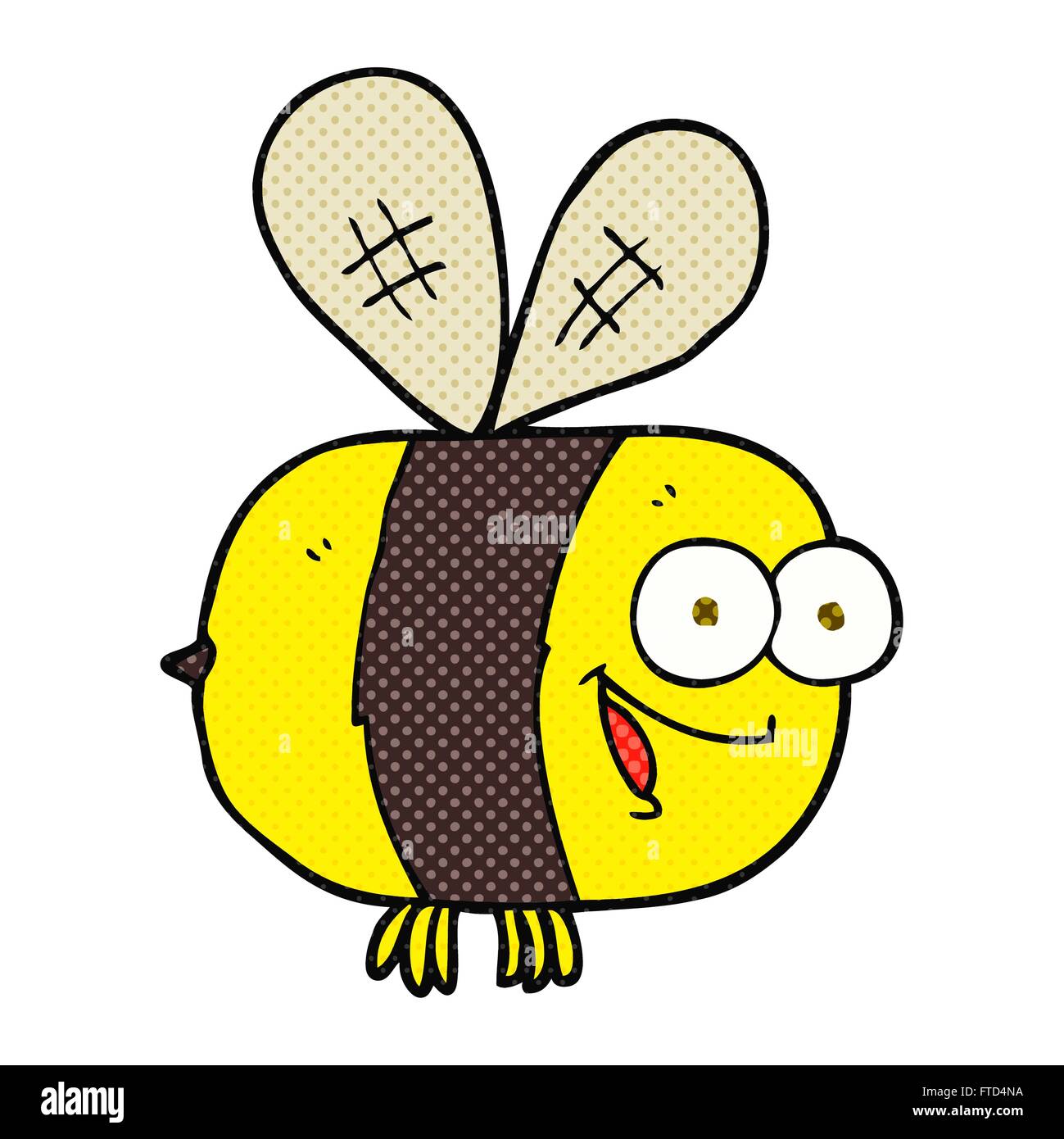 freehand drawn cartoon bee Stock Vector Image & Art - Alamy