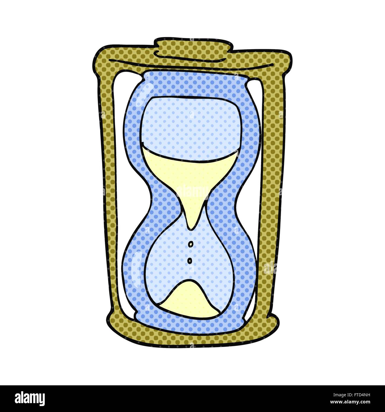 freehand drawn cartoon hourglass Stock Vector Image & Art - Alamy
