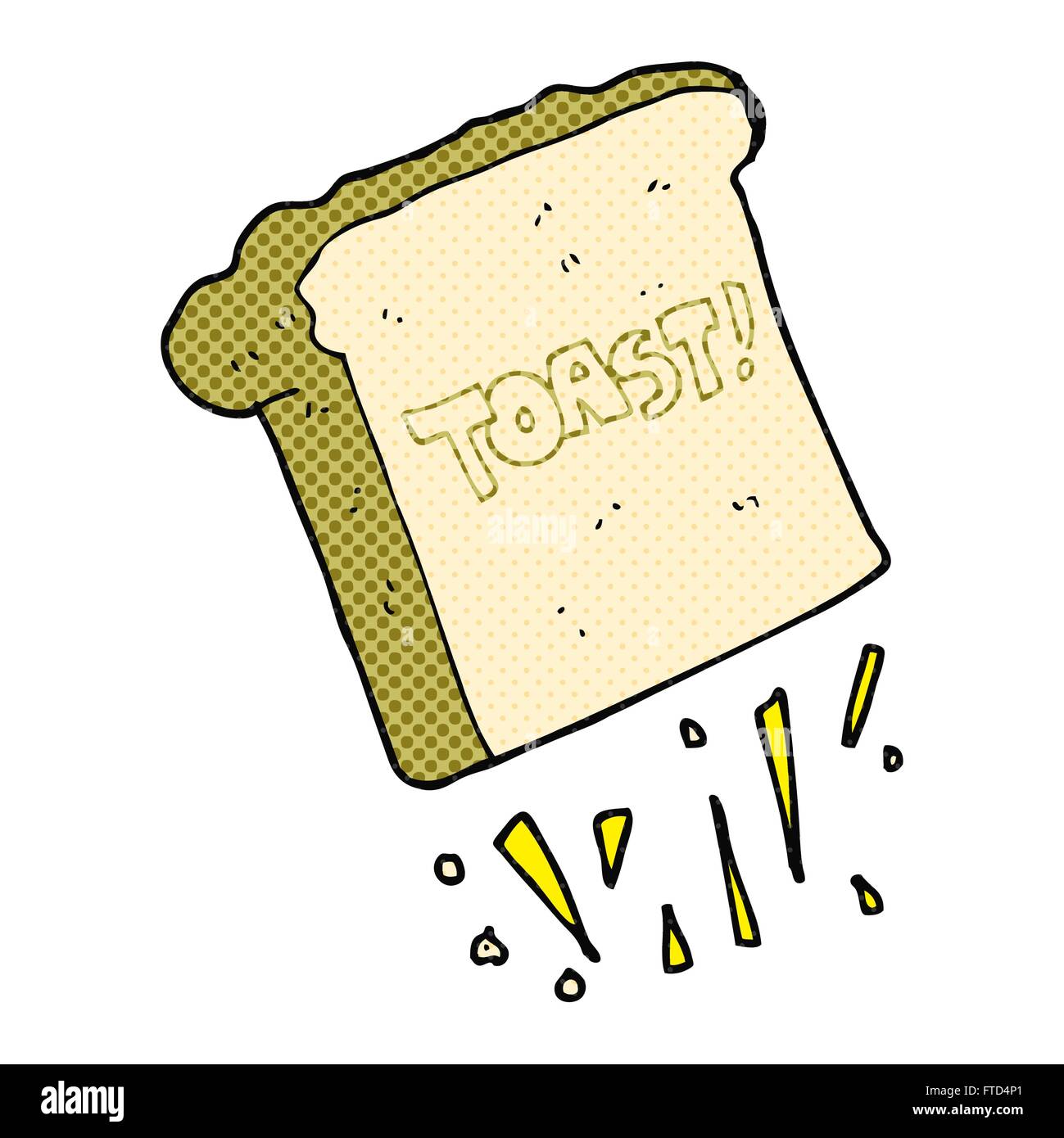 Freehand drawn cartoon toast hi-res stock photography and images - Alamy
