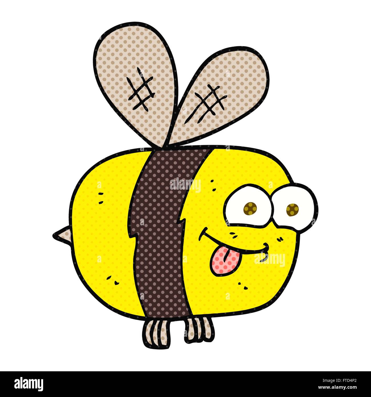 freehand drawn cartoon bee Stock Vector Image & Art - Alamy