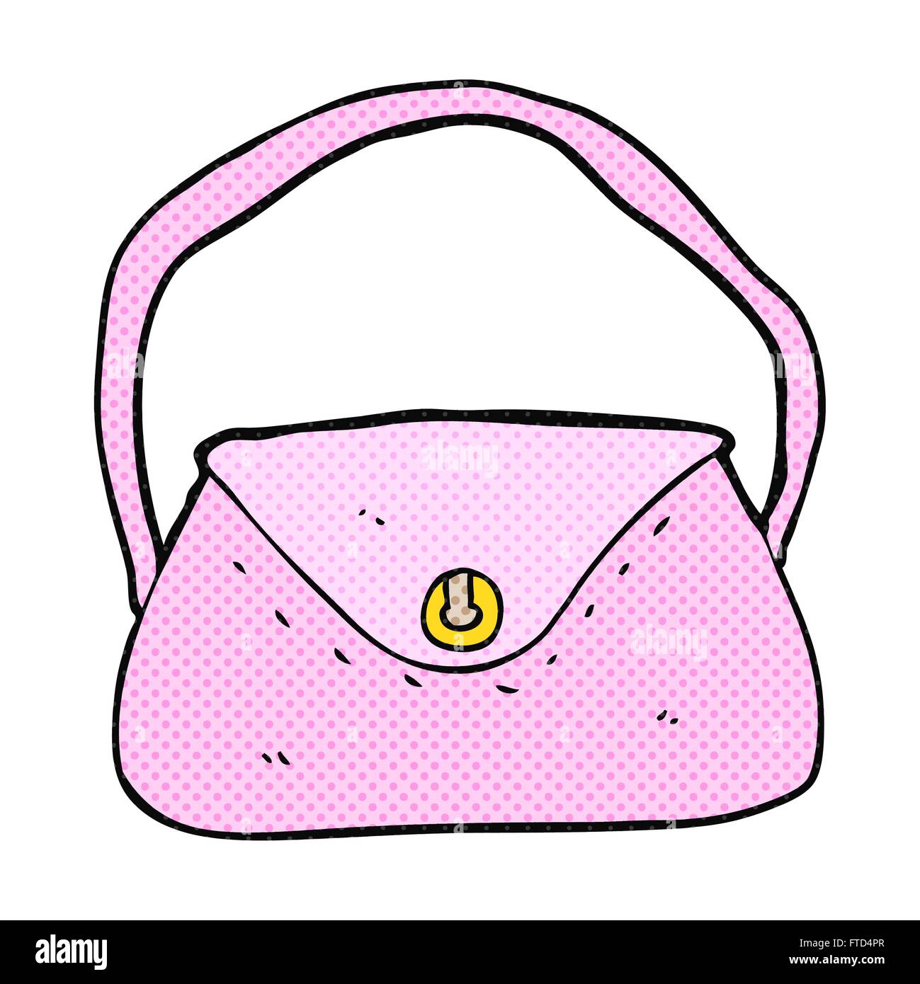 freehand drawn cartoon purse Stock Vector Image & Art - Alamy