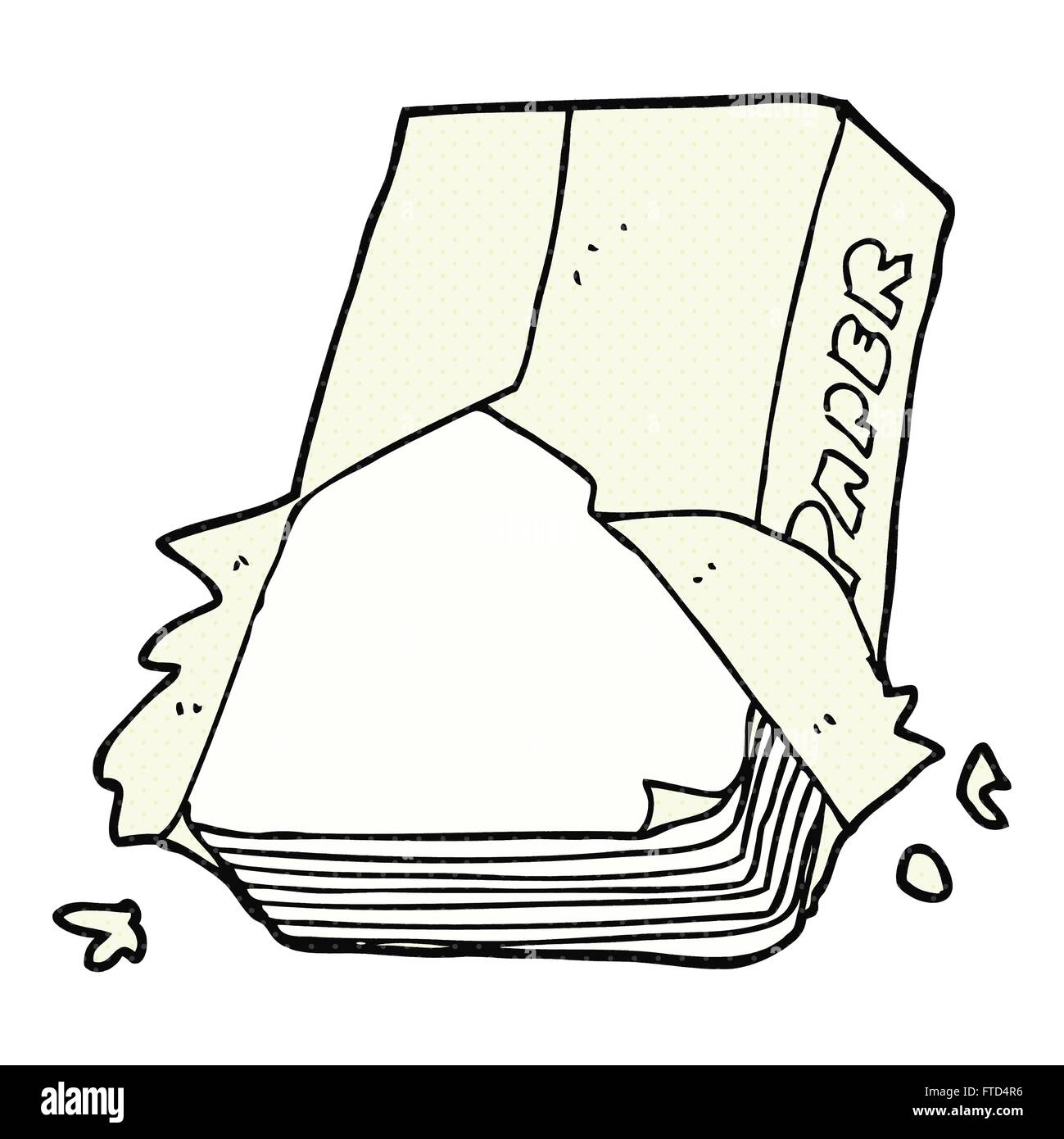 freehand drawn cartoon office paper Stock Vector Image & Art - Alamy