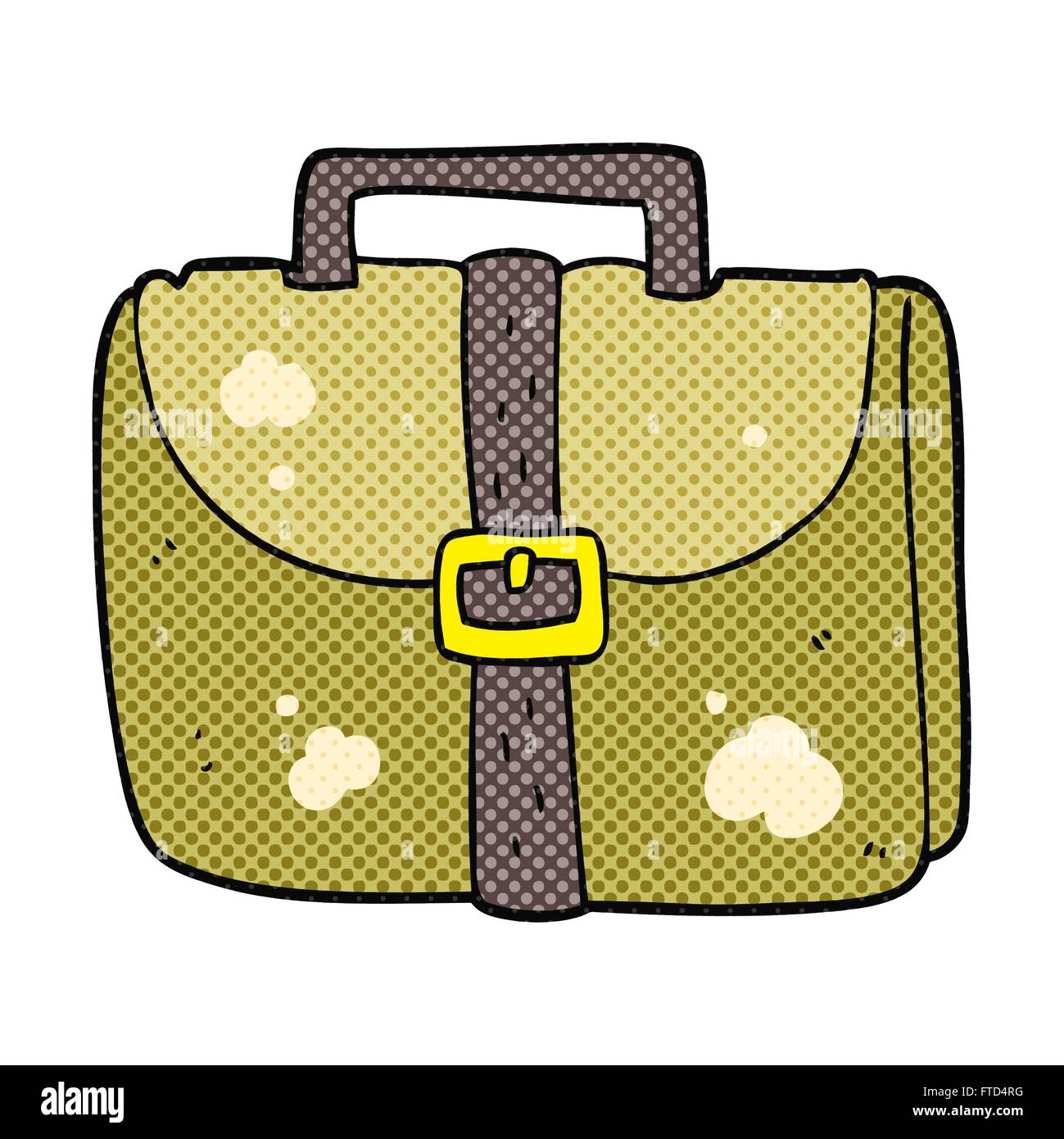 freehand drawn cartoon old work bag Stock Vector Image & Art - Alamy