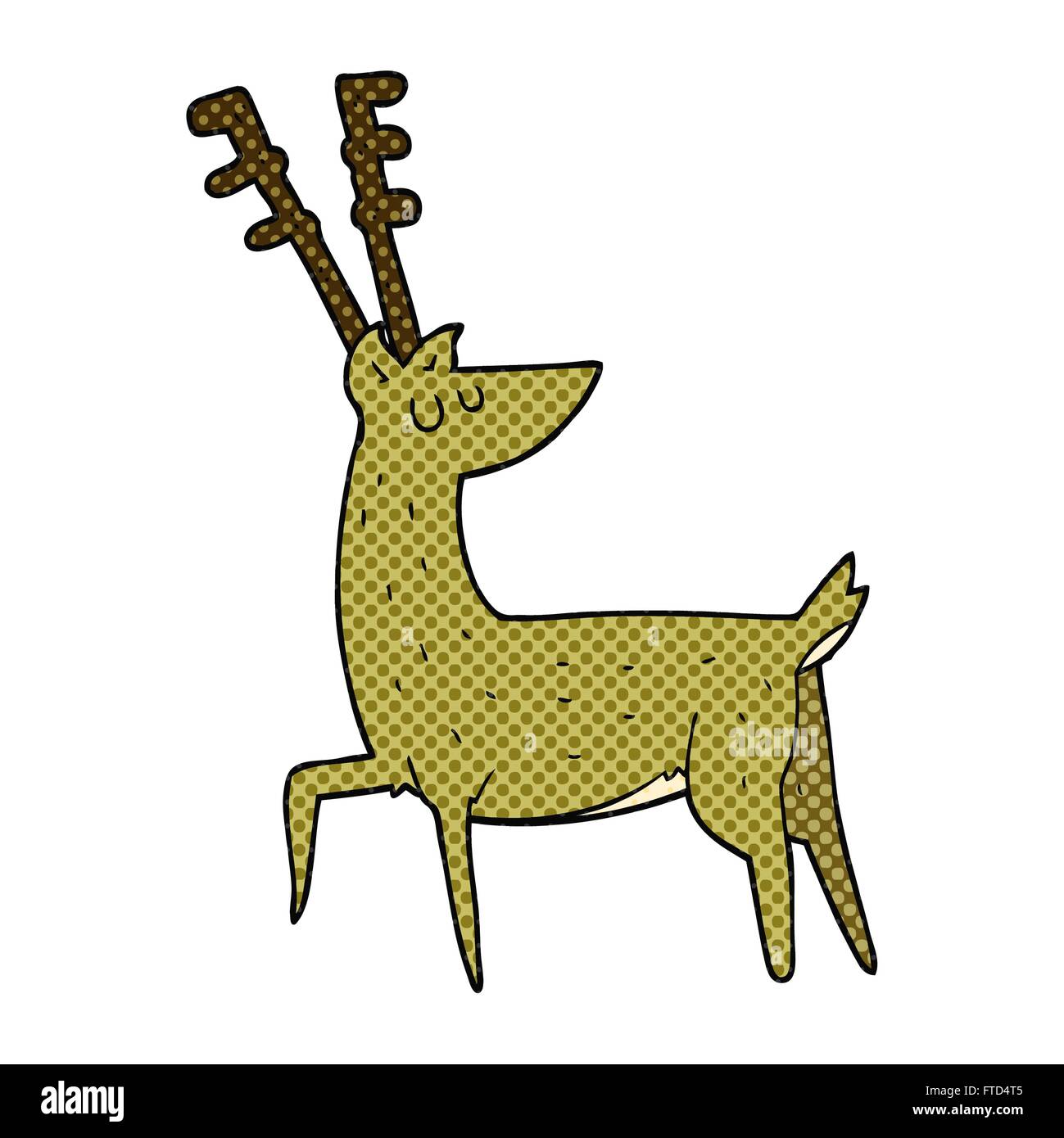 Reindeer stag clipart hi-res stock photography and images - Alamy