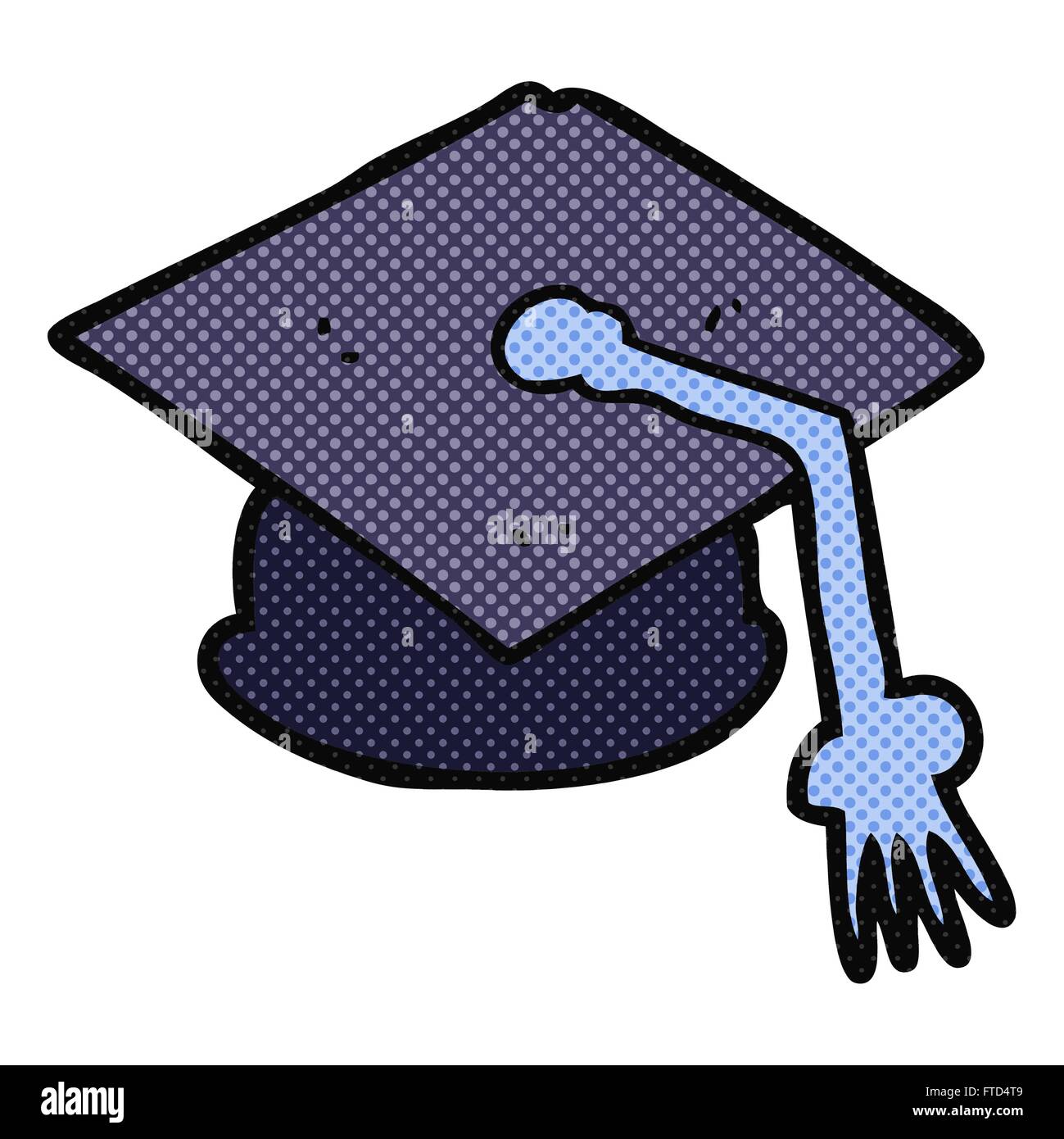 freehand drawn cartoon graduation cap Stock Vector Image & Art - Alamy