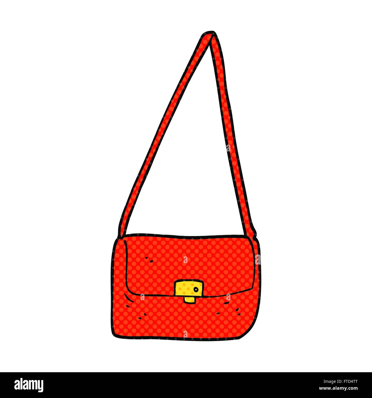 freehand drawn cartoon handbag Stock Vector Image & Art - Alamy