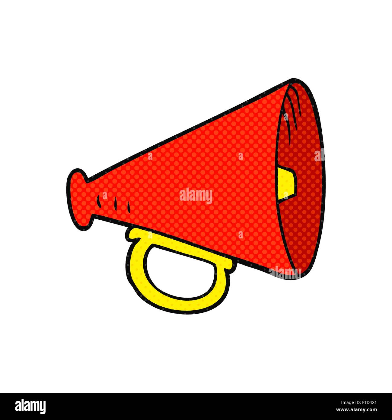 freehand drawn cartoon loudhailer Stock Vector Image & Art - Alamy