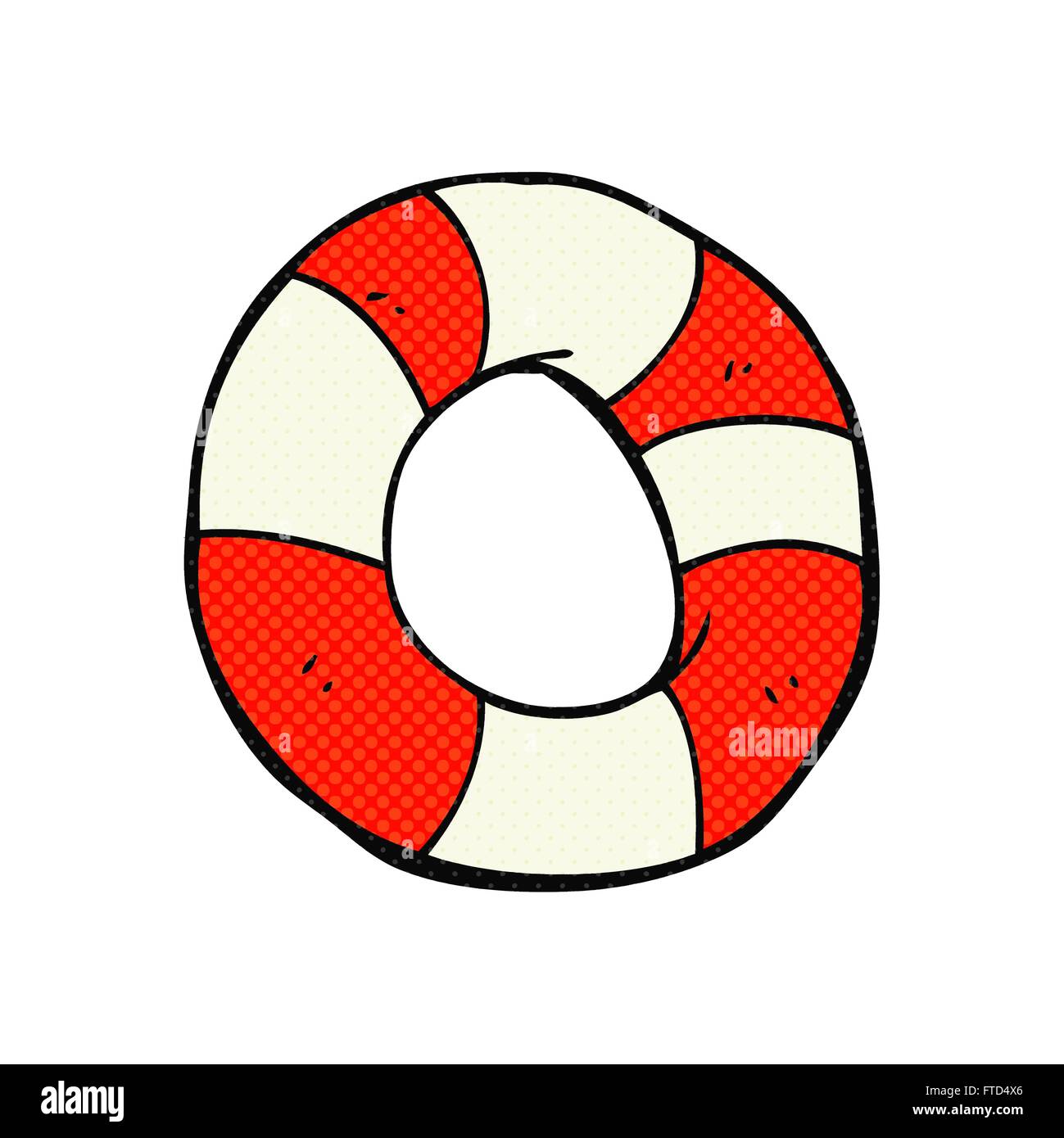 freehand drawn cartoon life ring Stock Vector Image & Art - Alamy