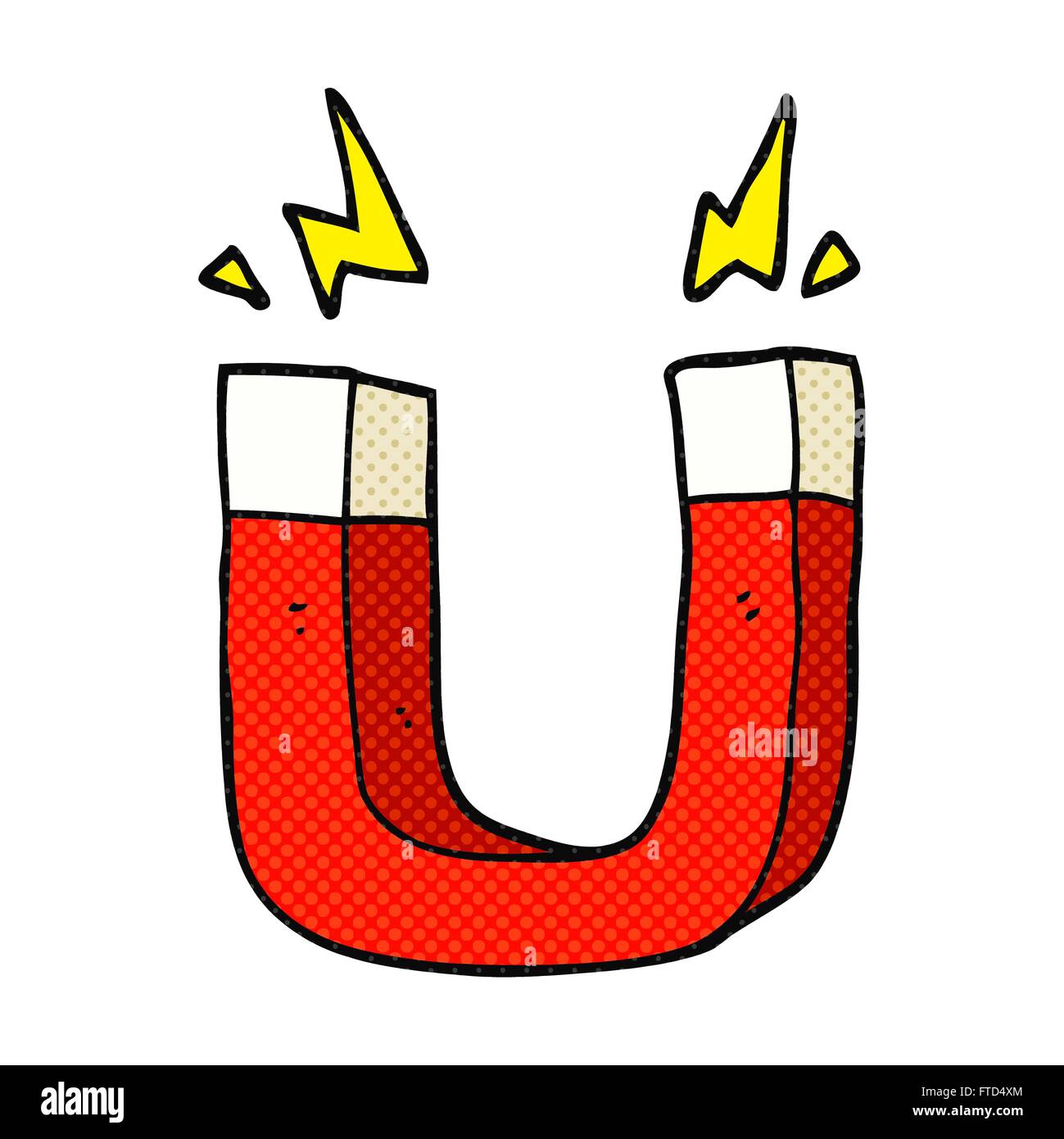 freehand drawn cartoon magnet Stock Vector Image & Art - Alamy