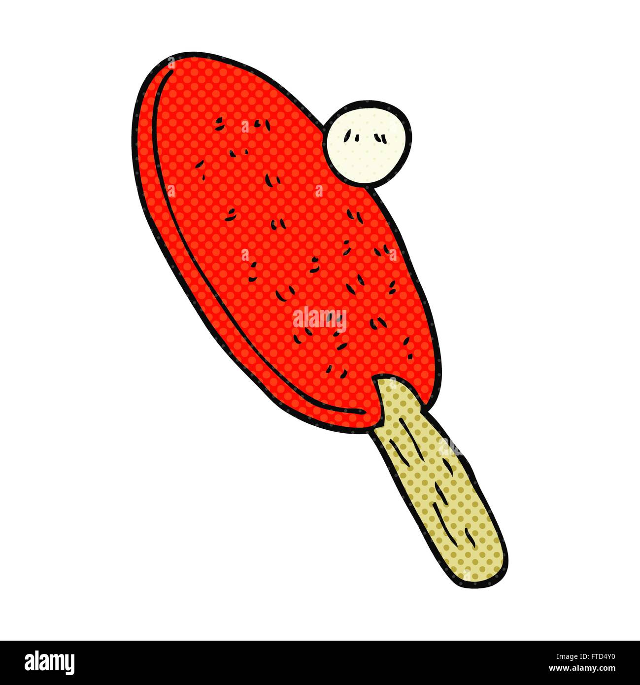 freehand drawn cartoon table tennis bat Stock Vector Image & Art - Alamy