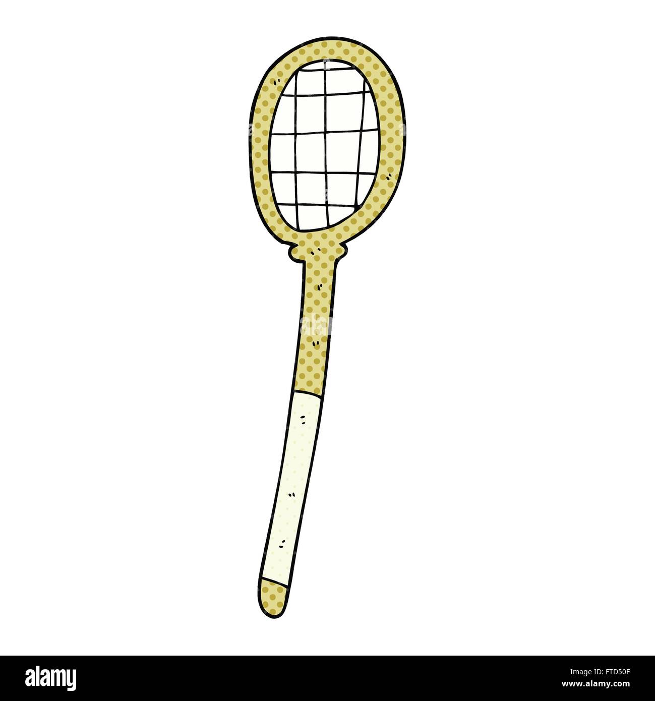 freehand drawn cartoon tennis racket Stock Vector Image & Art - Alamy