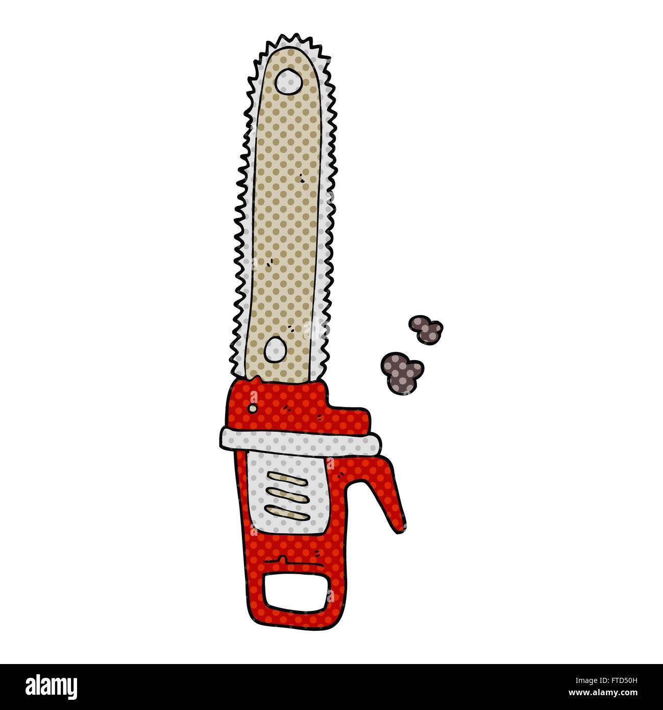 freehand drawn cartoon chainsaw Stock Vector Image & Art - Alamy