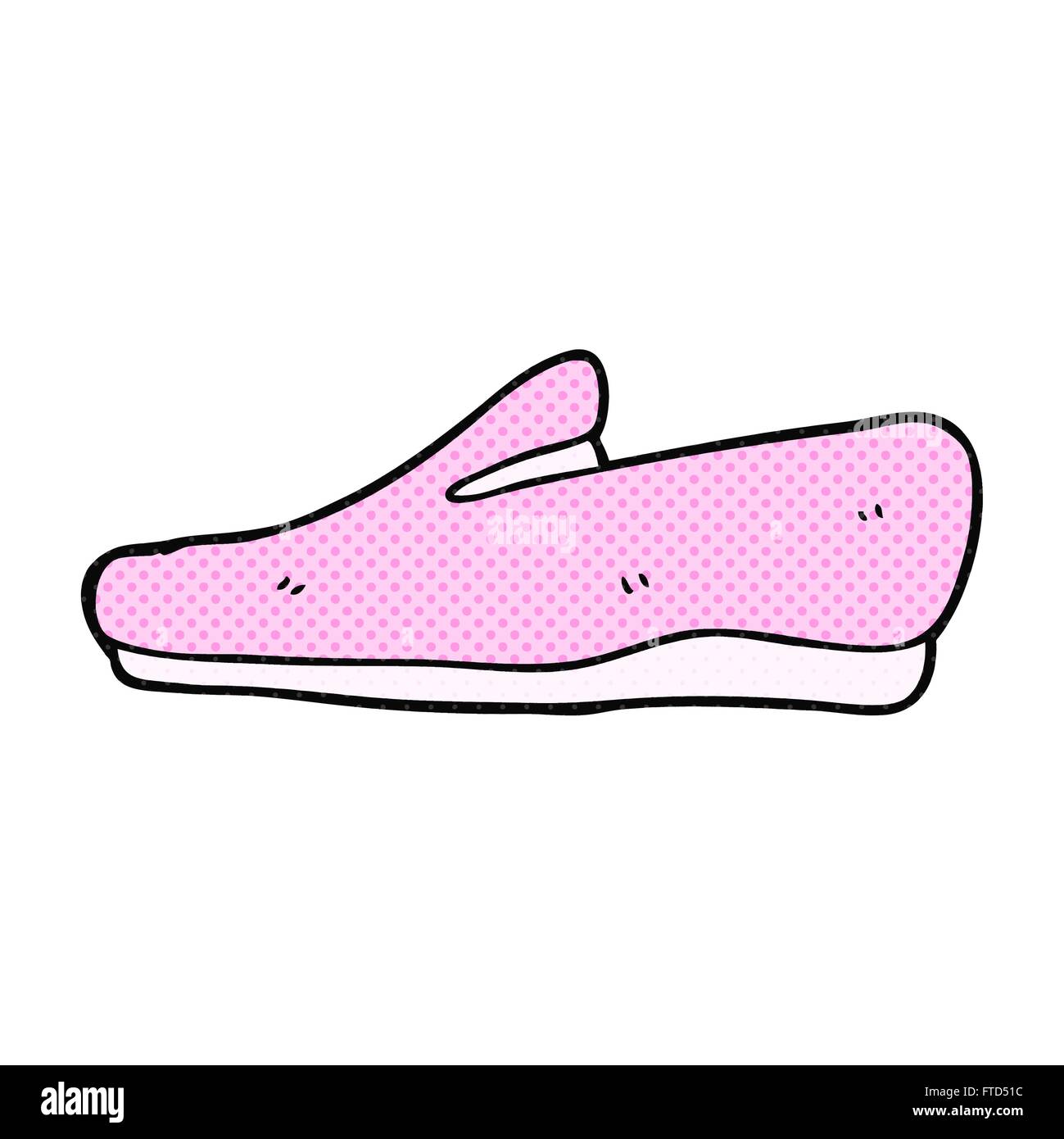 freehand drawn cartoon slipper Stock Vector Image & Art - Alamy