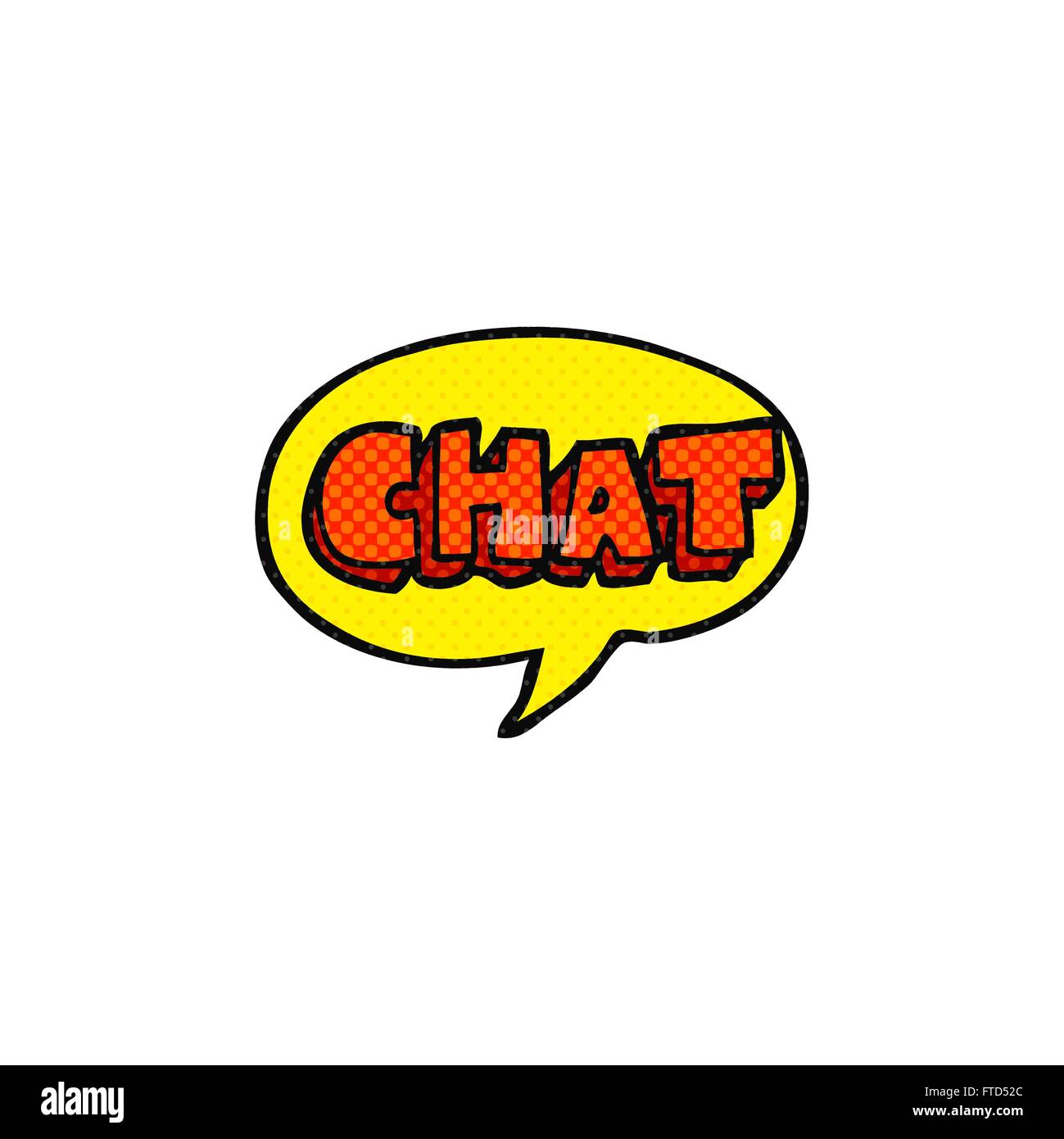 freehand drawn cartoon chat symbol Stock Vector Image & Art - Alamy