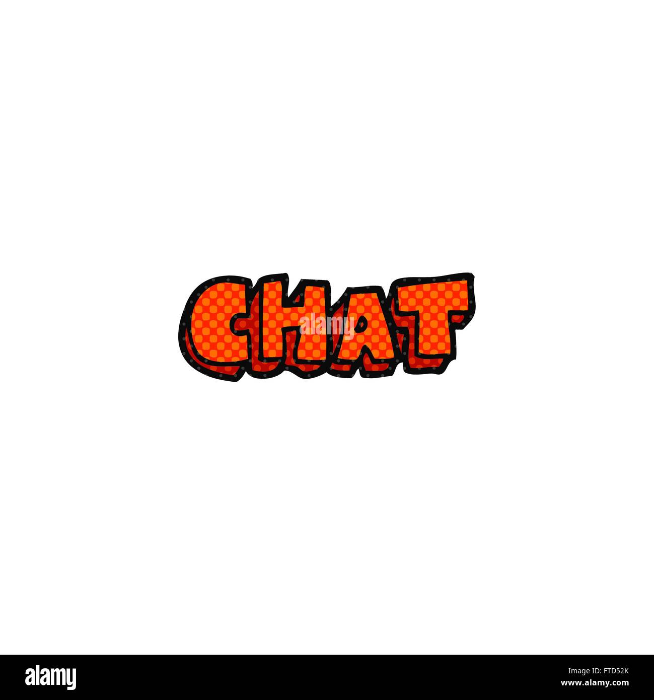 freehand drawn cartoon chat symbol Stock Vector Image & Art - Alamy