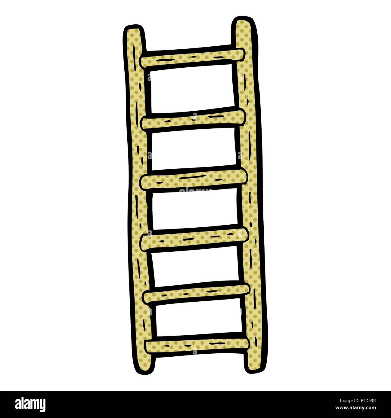 freehand drawn cartoon ladder Stock Vector Image & Art - Alamy