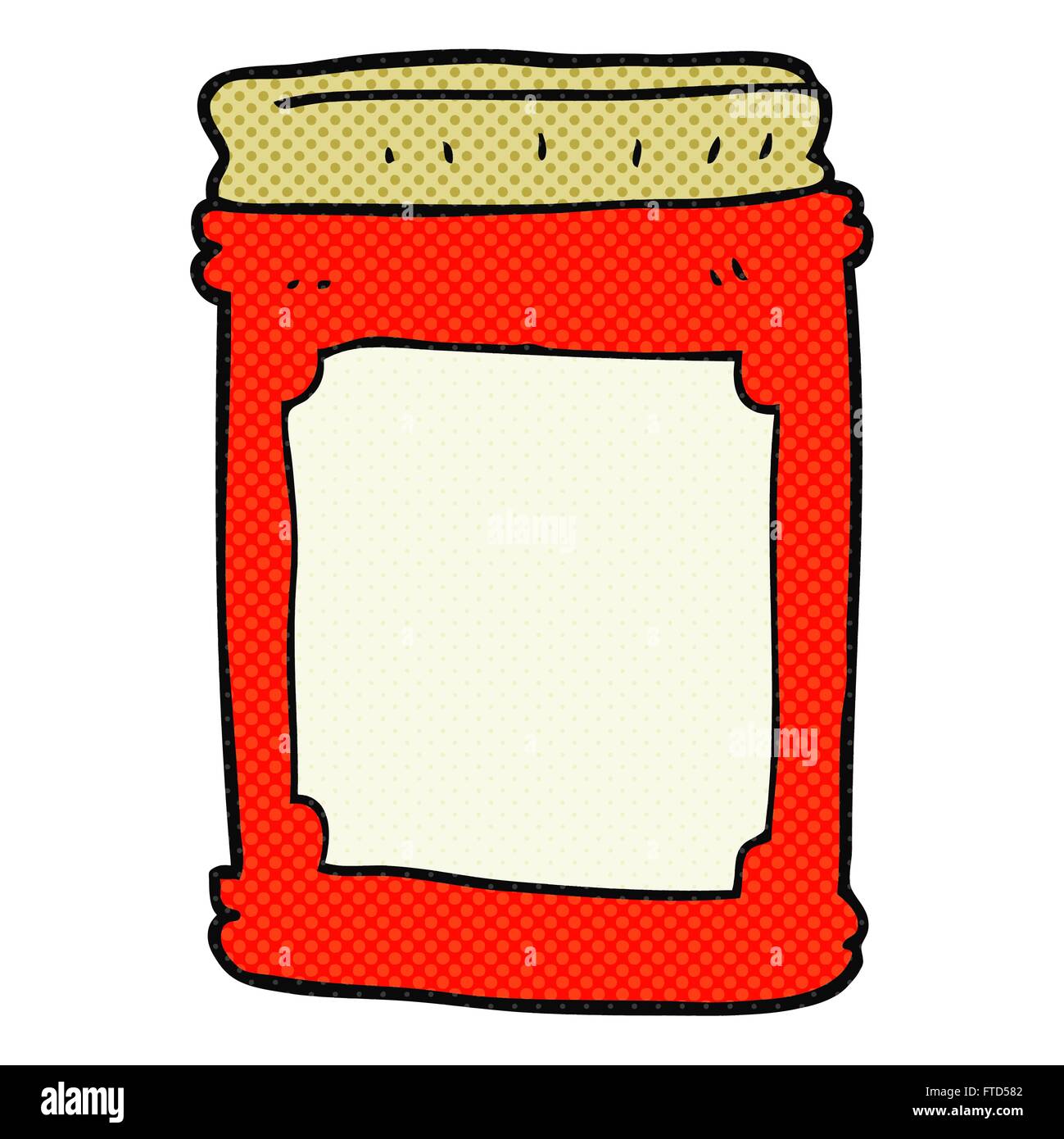 freehand drawn cartoon jam jar Stock Vector Image & Art - Alamy