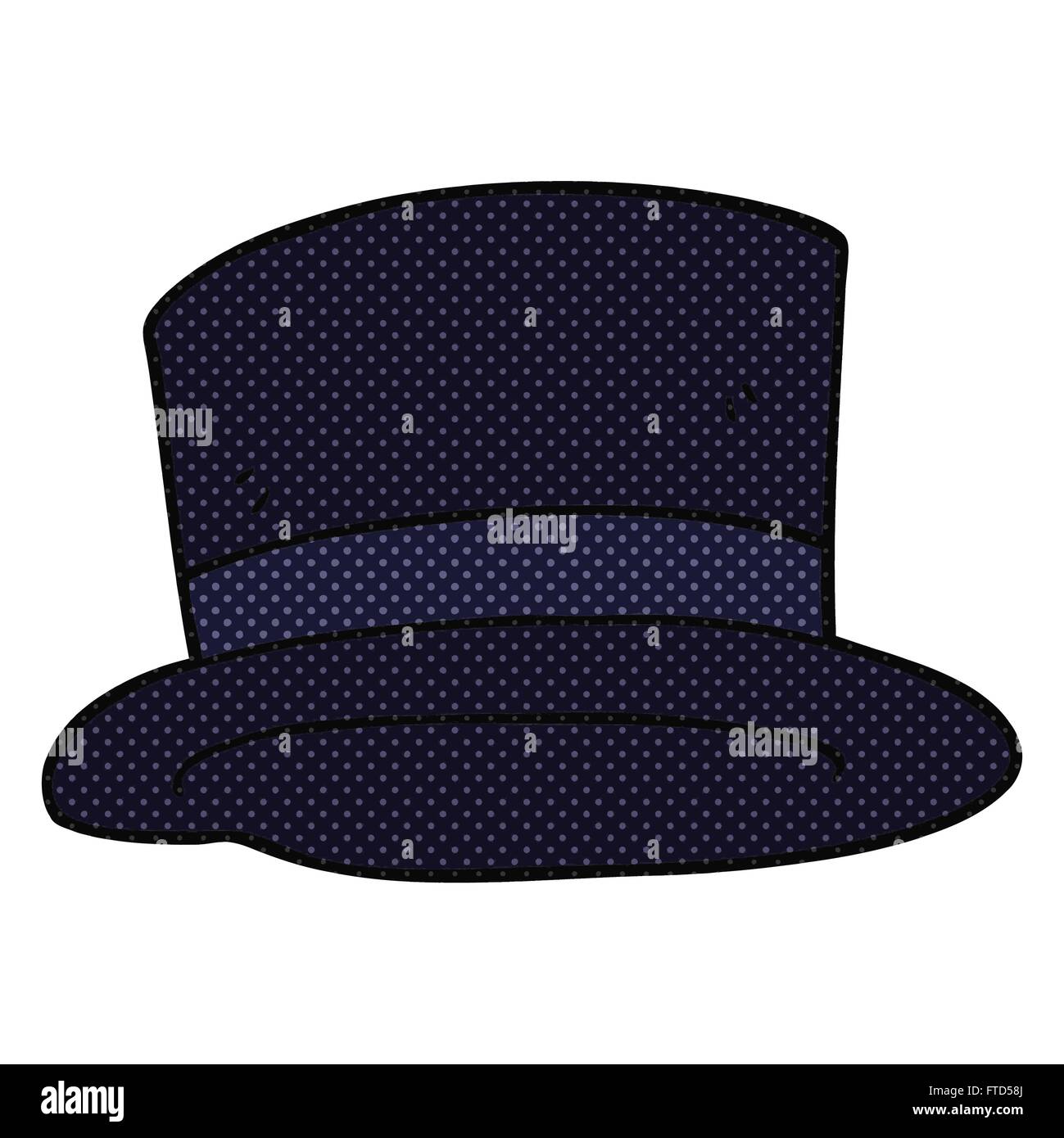 freehand drawn cartoon top hat Stock Vector Image & Art - Alamy