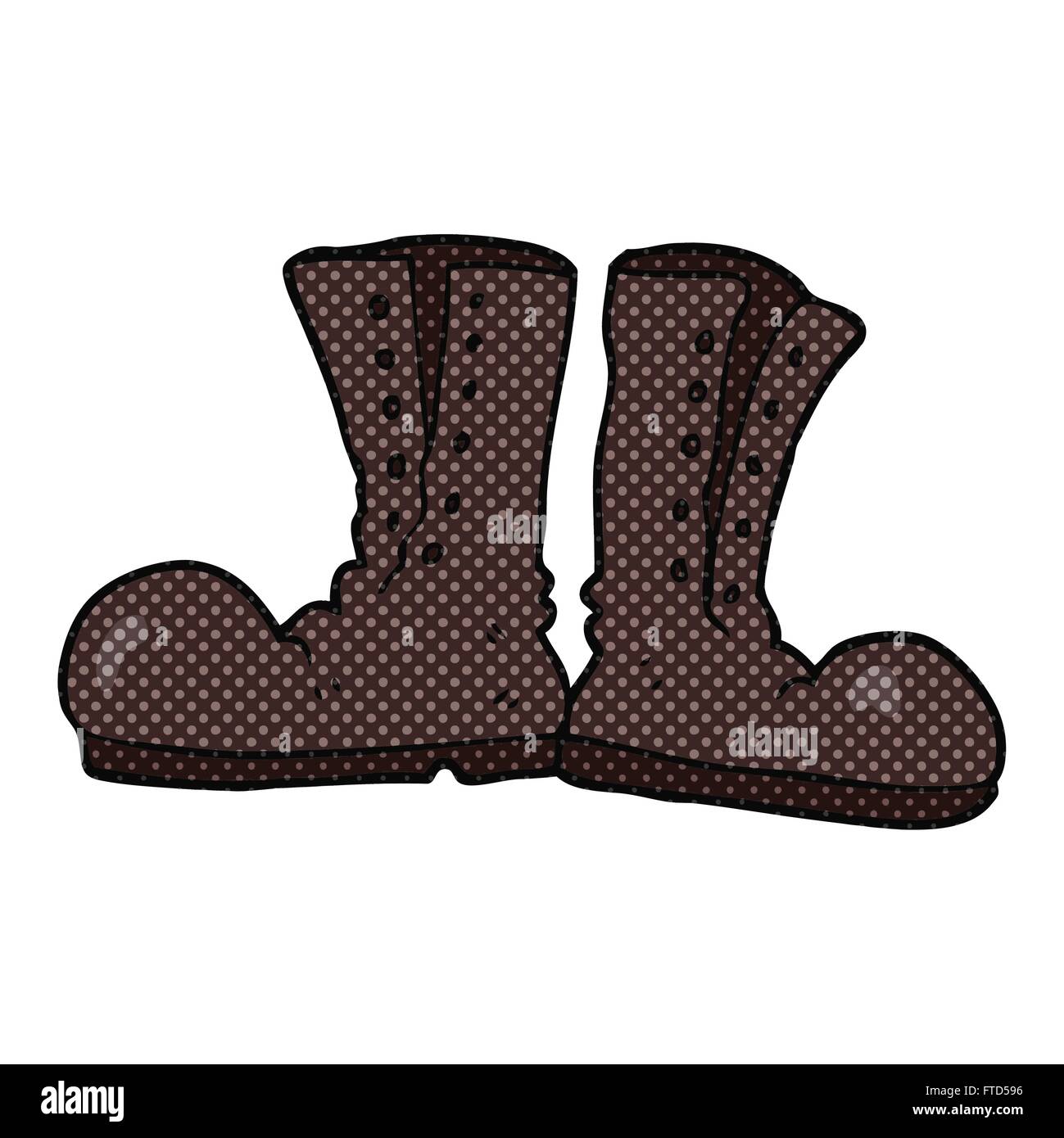Freehand drawn cartoon boots hi-res stock photography and images - Alamy