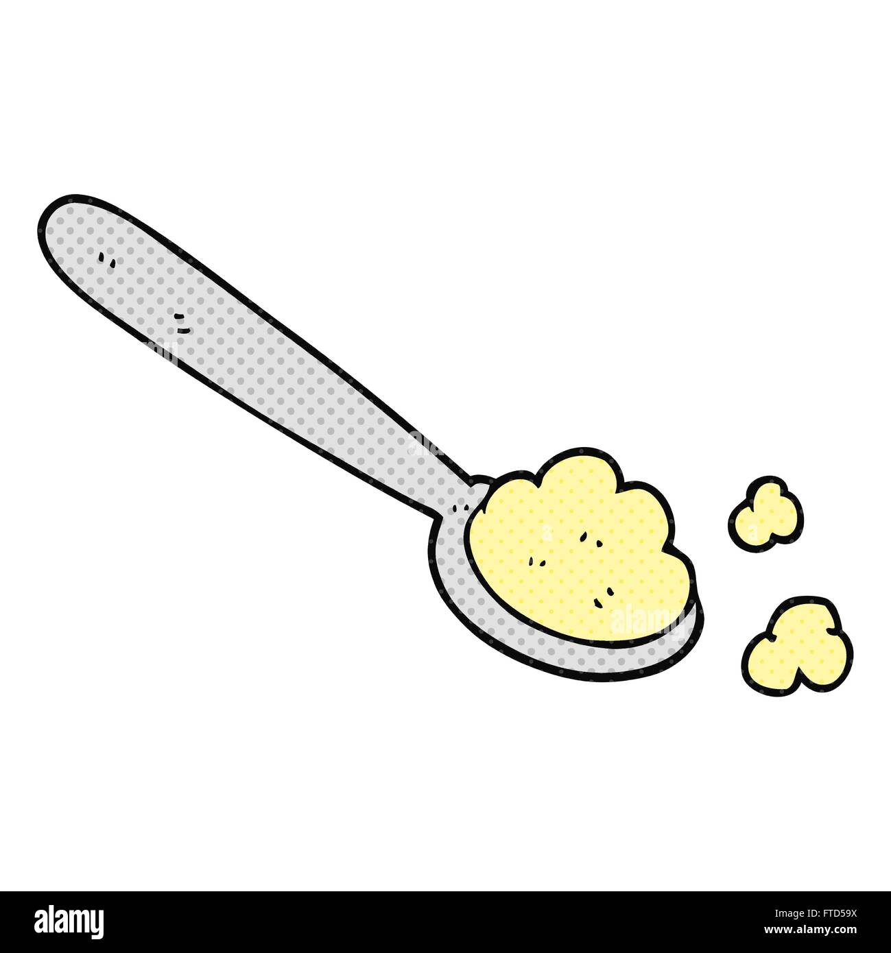 freehand drawn cartoon spoonful Stock Vector Image & Art - Alamy