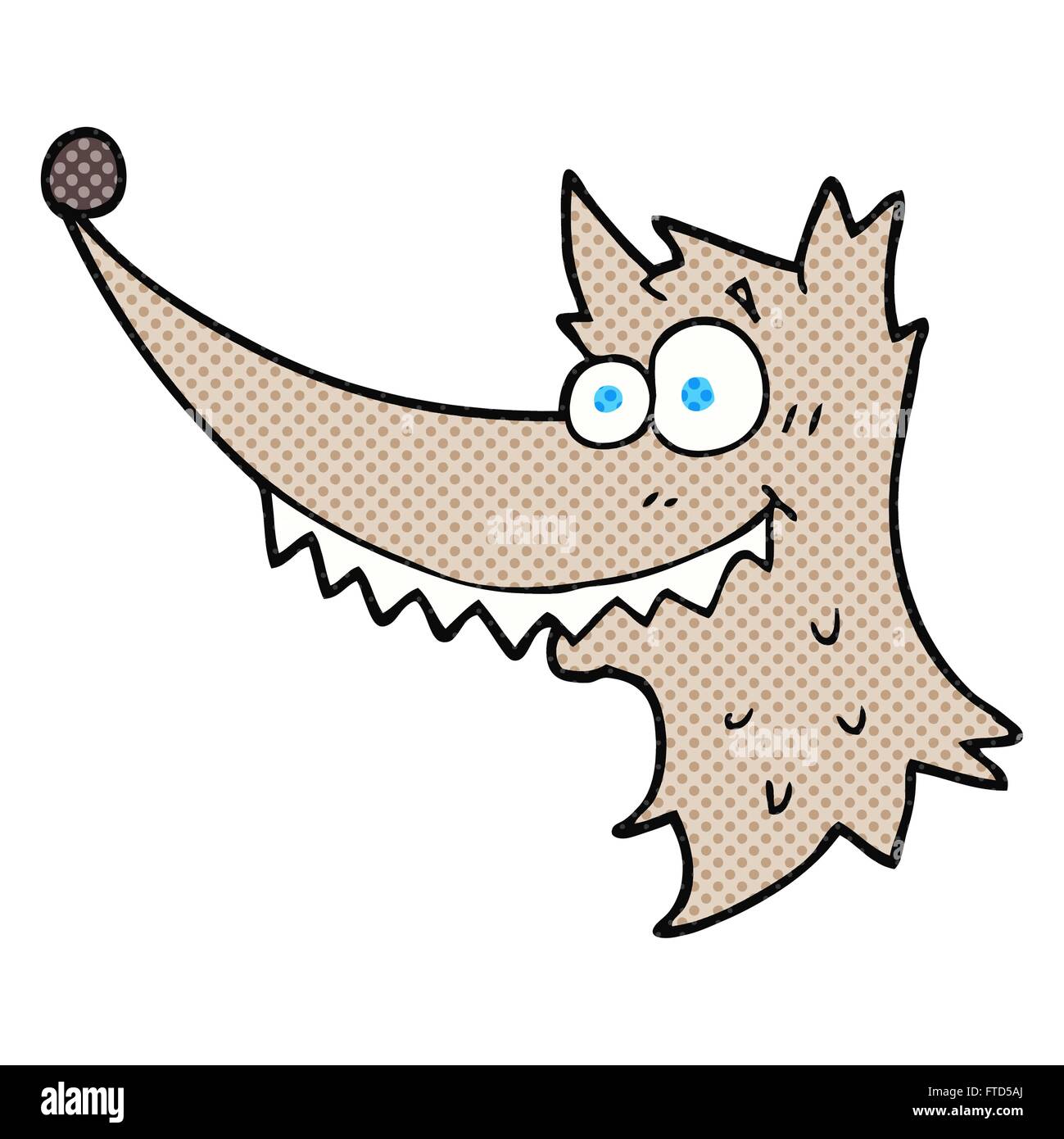 freehand drawn cartoon wolf head Stock Vector Image & Art - Alamy