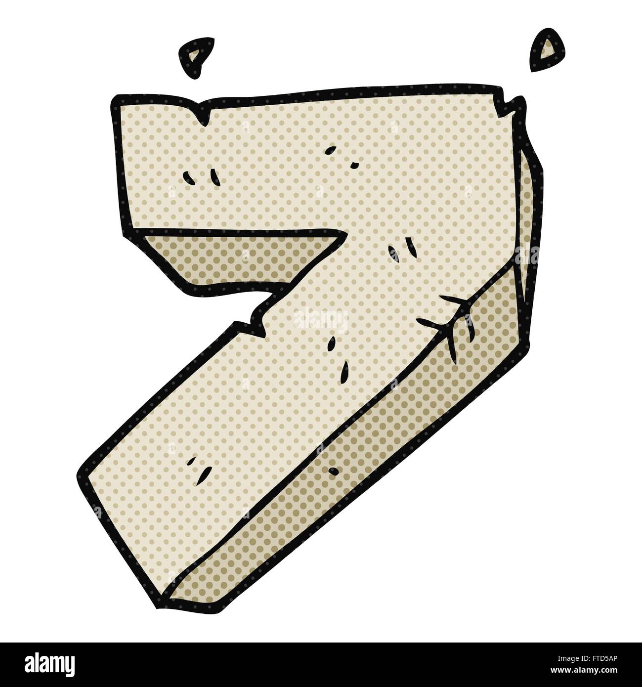 freehand drawn cartoon stone number seven Stock Vector Image & Art - Alamy