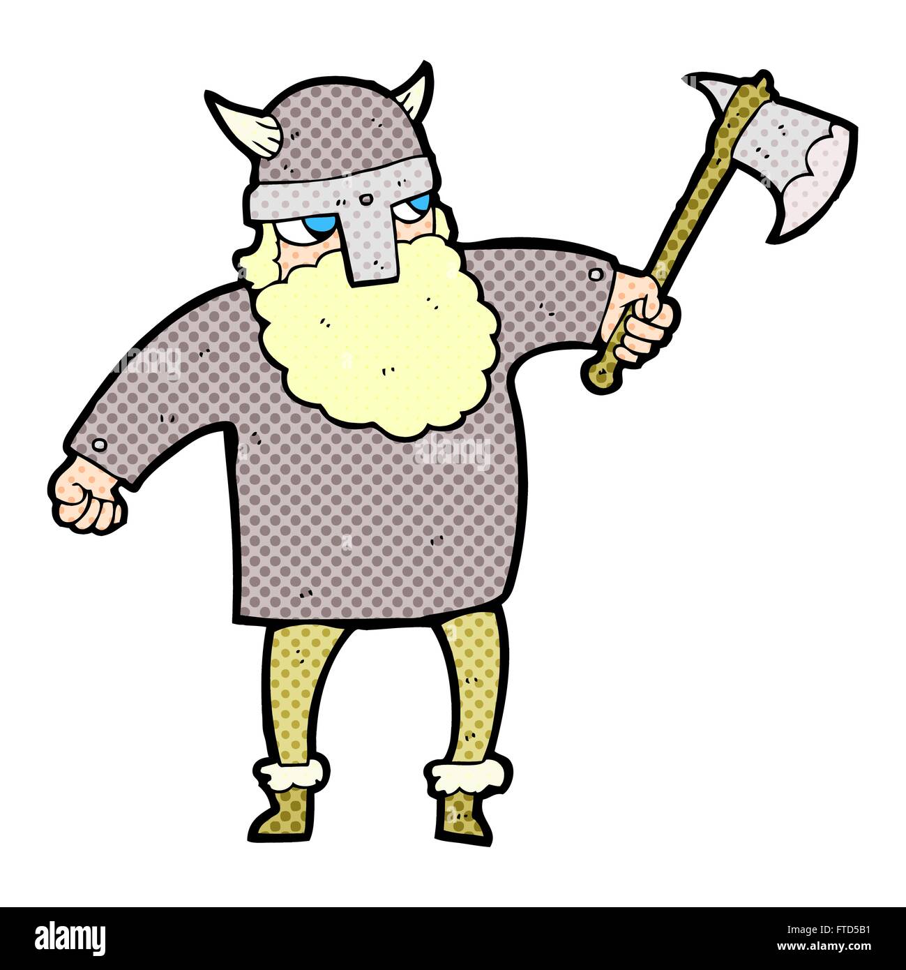 freehand drawn cartoon viking warrior Stock Vector Image & Art - Alamy