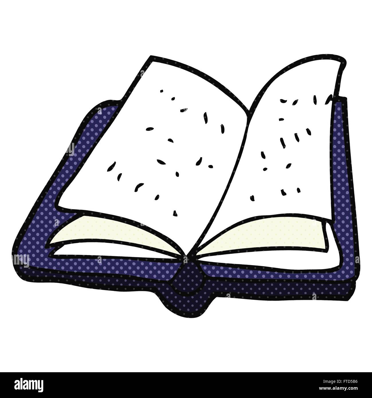 freehand drawn cartoon book Stock Vector Image & Art - Alamy