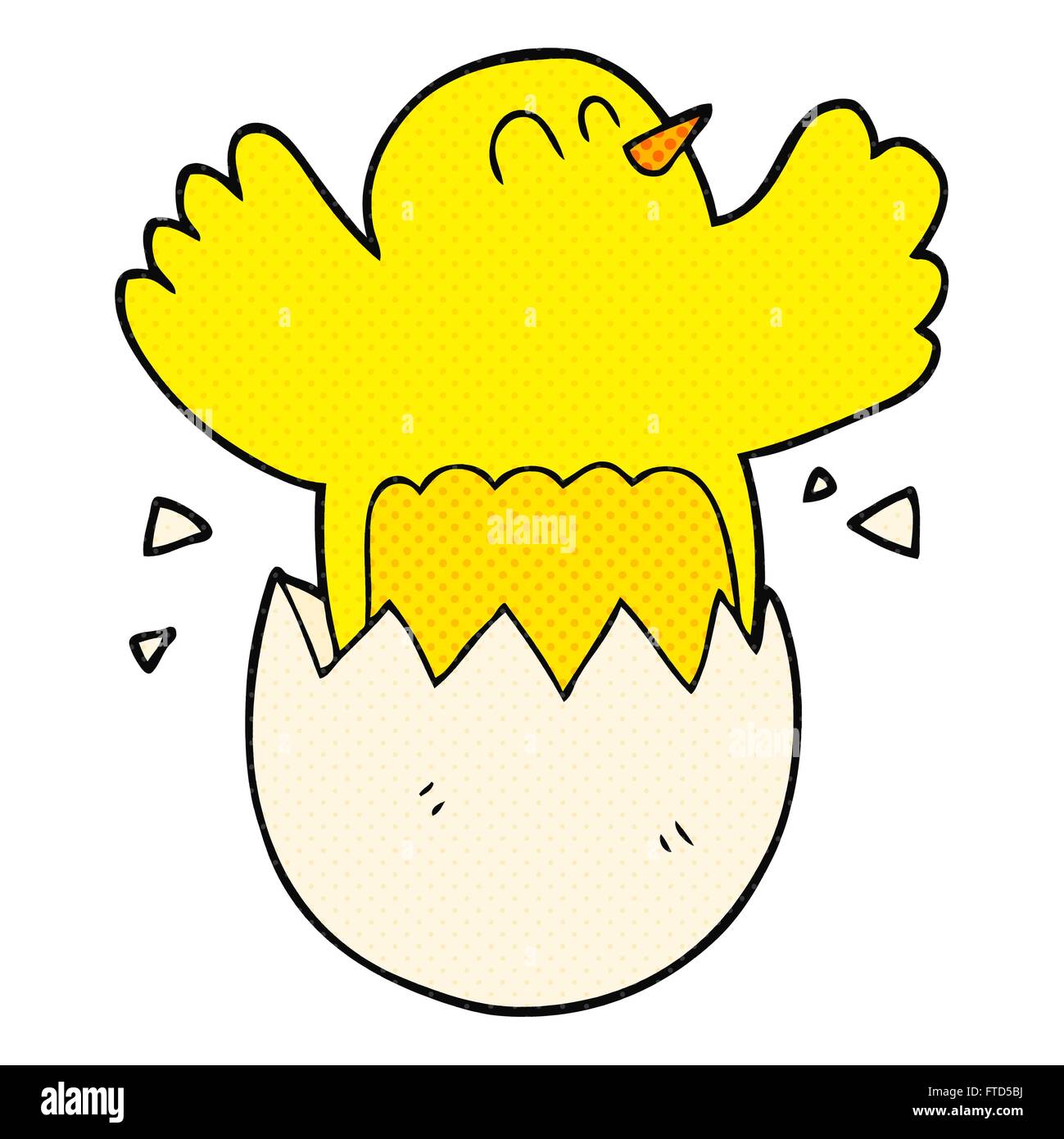 freehand drawn cartoon hatching egg Stock Vector Image & Art - Alamy