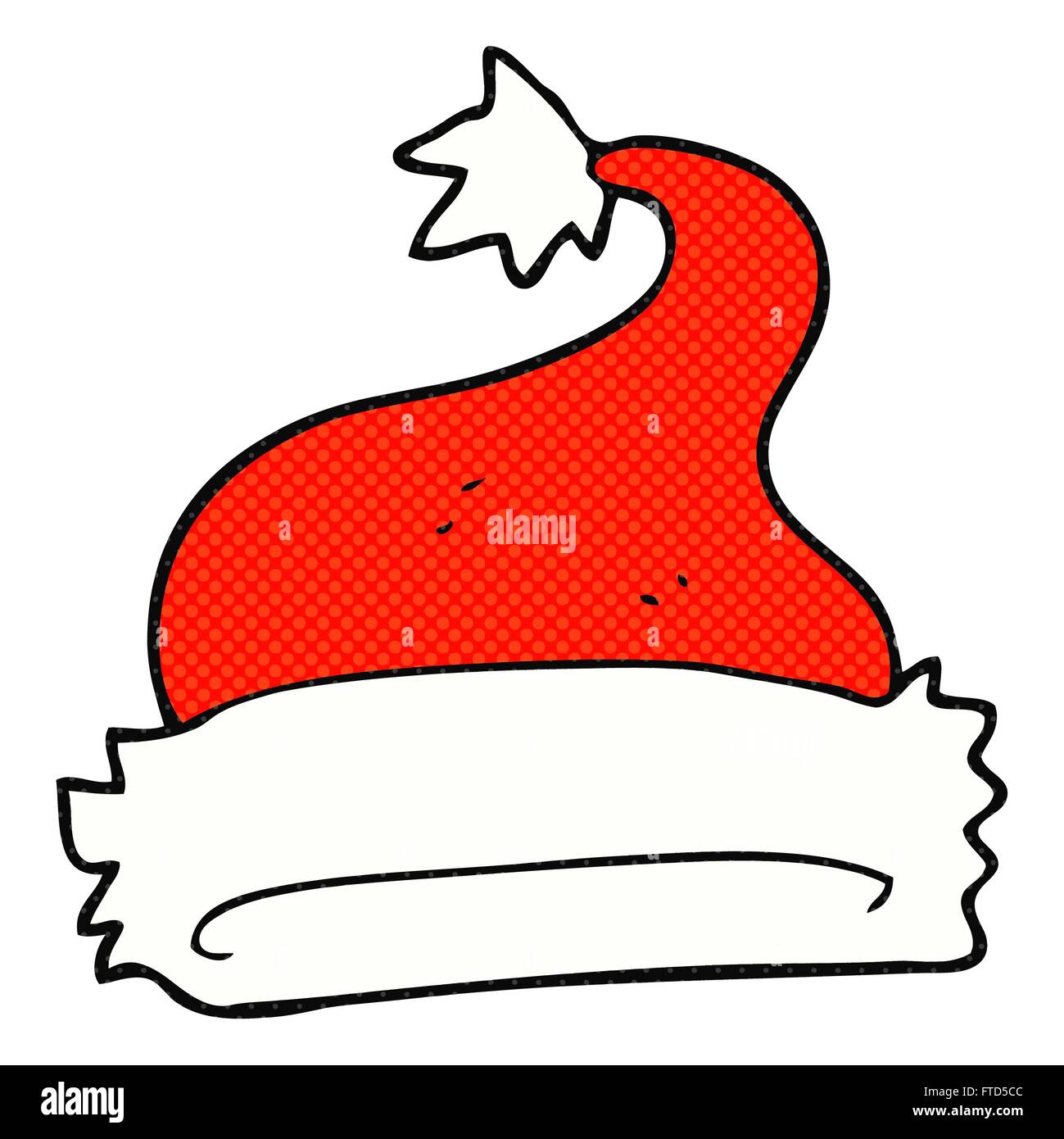 freehand drawn cartoon christmas hat Stock Vector Image & Art - Alamy