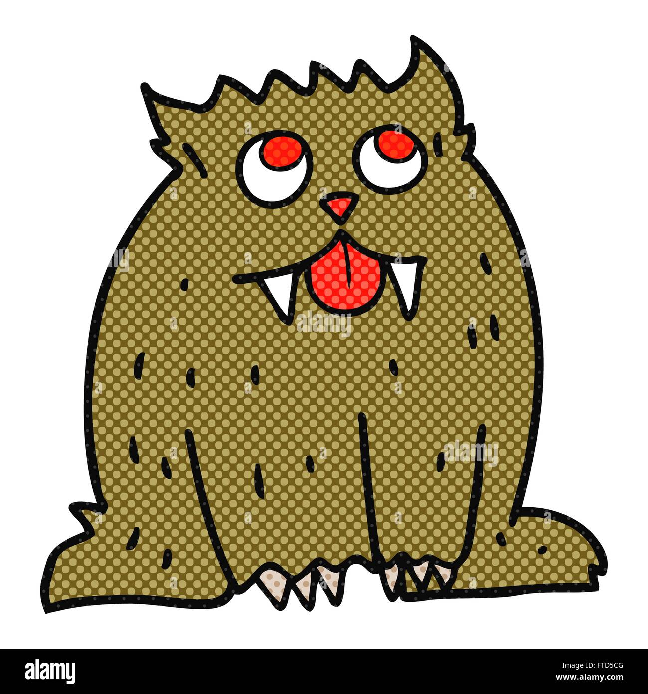 freehand drawn cartoon beast Stock Vector Image & Art - Alamy