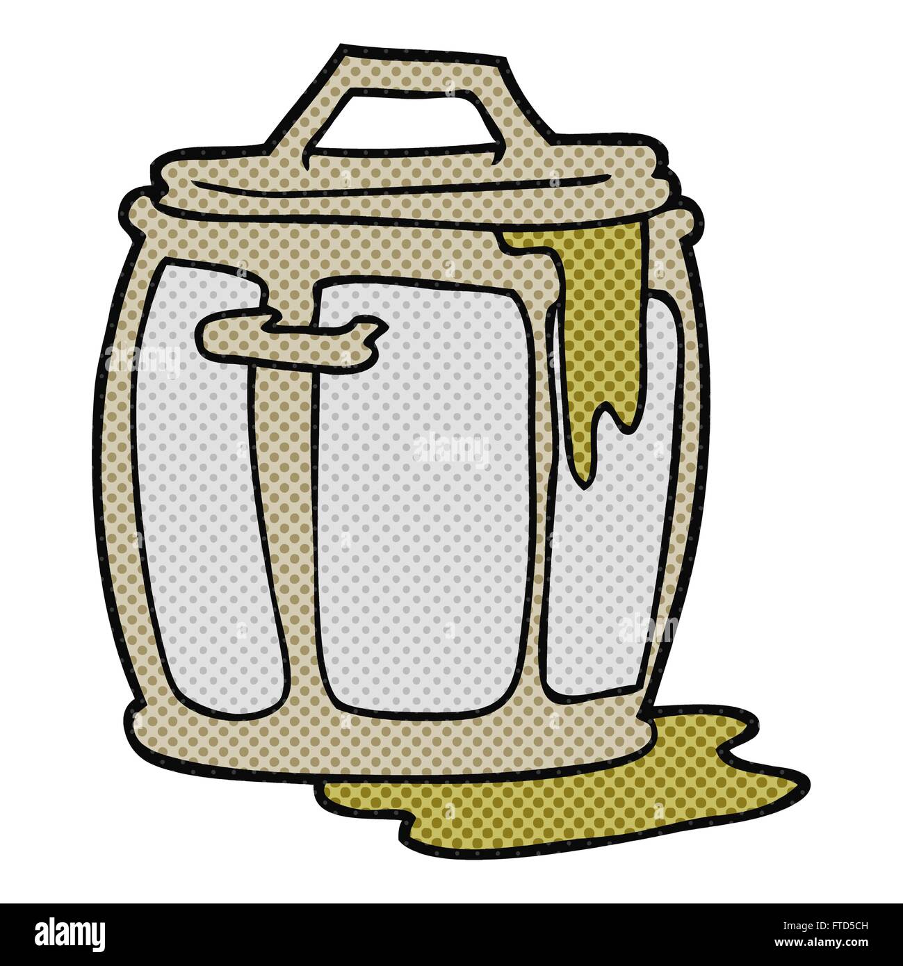 Freehand drawn cartoon dirty garbage hi-res stock photography and ...