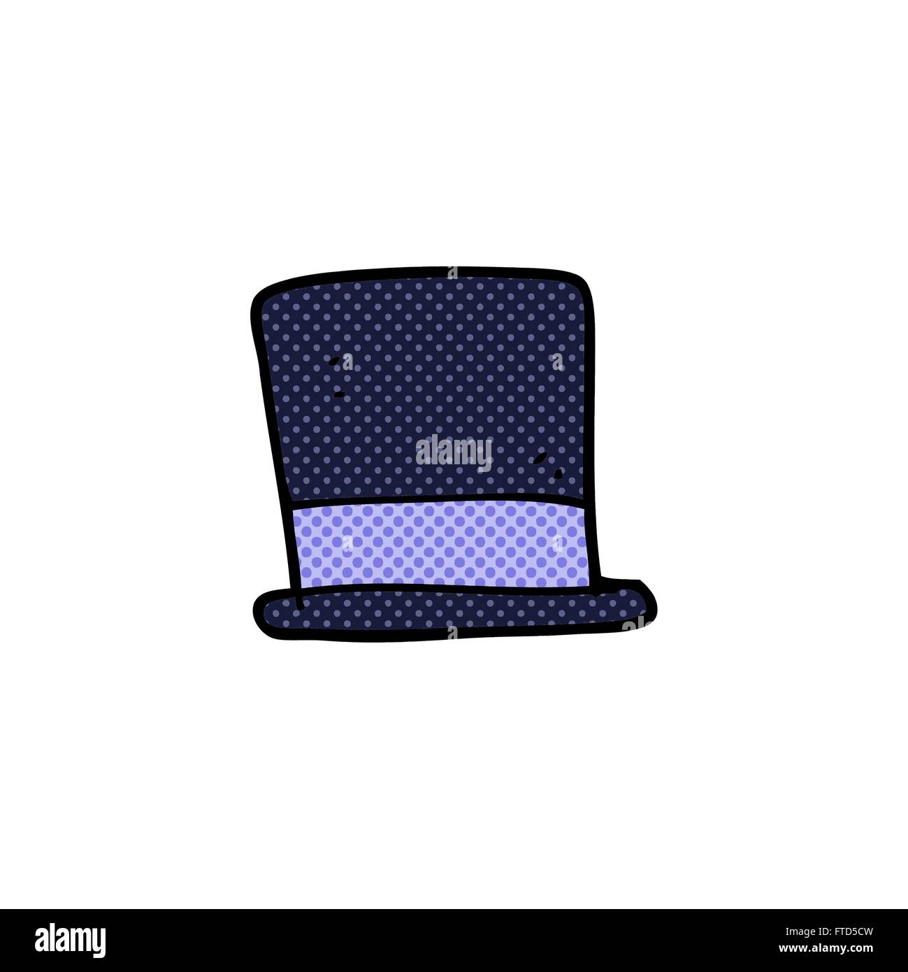 freehand drawn cartoon top hat Stock Vector Image & Art - Alamy