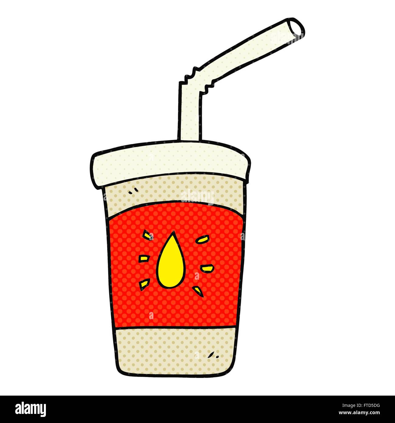freehand drawn cartoon soda drink Stock Vector Image & Art - Alamy