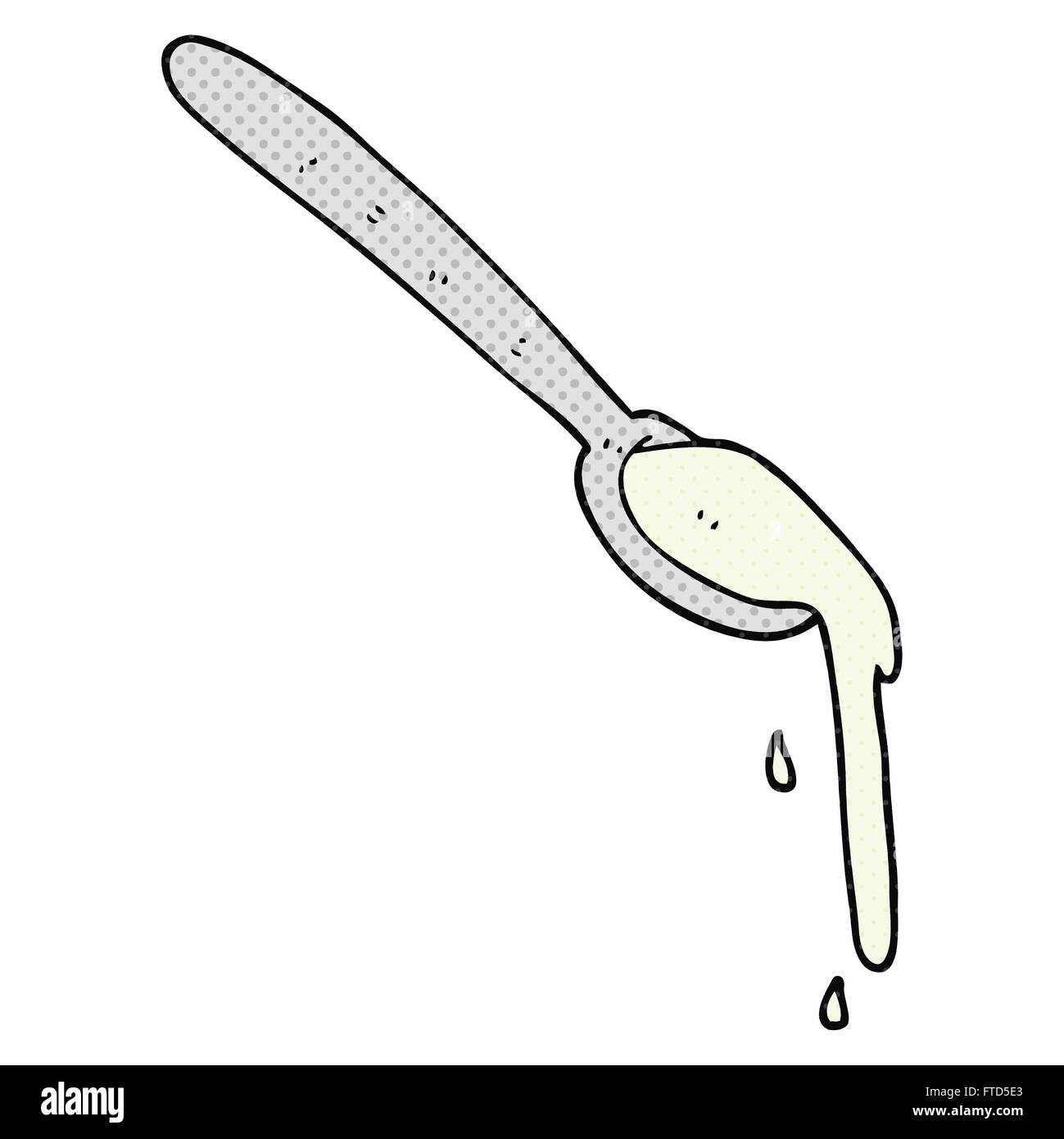 freehand drawn cartoon spoonful Stock Vector Image & Art - Alamy
