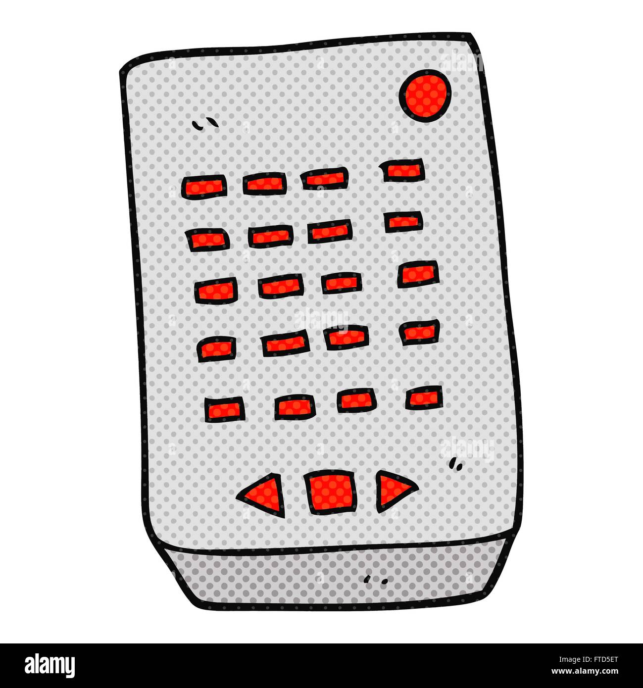 freehand drawn cartoon remote control Stock Vector Image & Art - Alamy