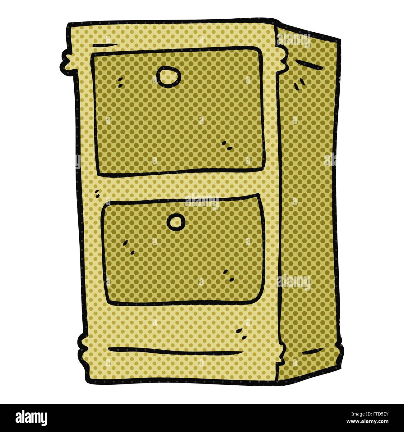 freehand drawn cartoon chest of drawers Stock Vector Image & Art - Alamy