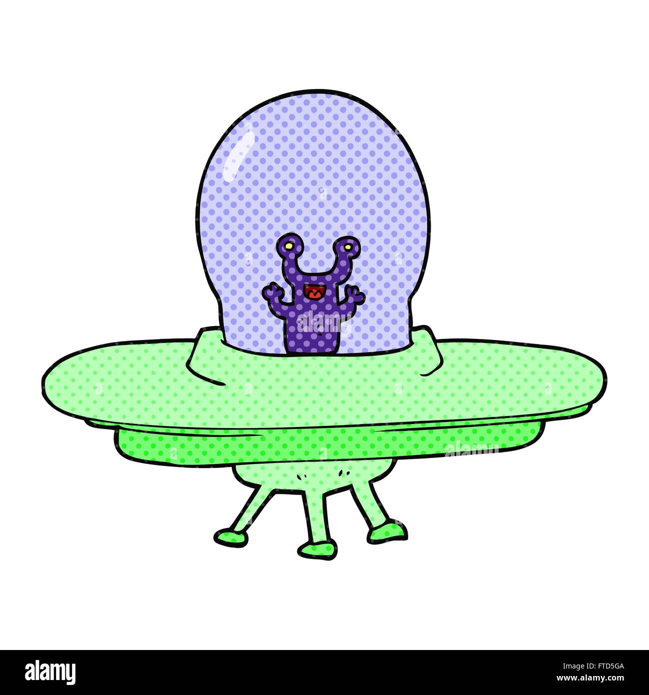 Spaceship hand drawn clipart Cut Out Stock Images & Pictures - Alamy