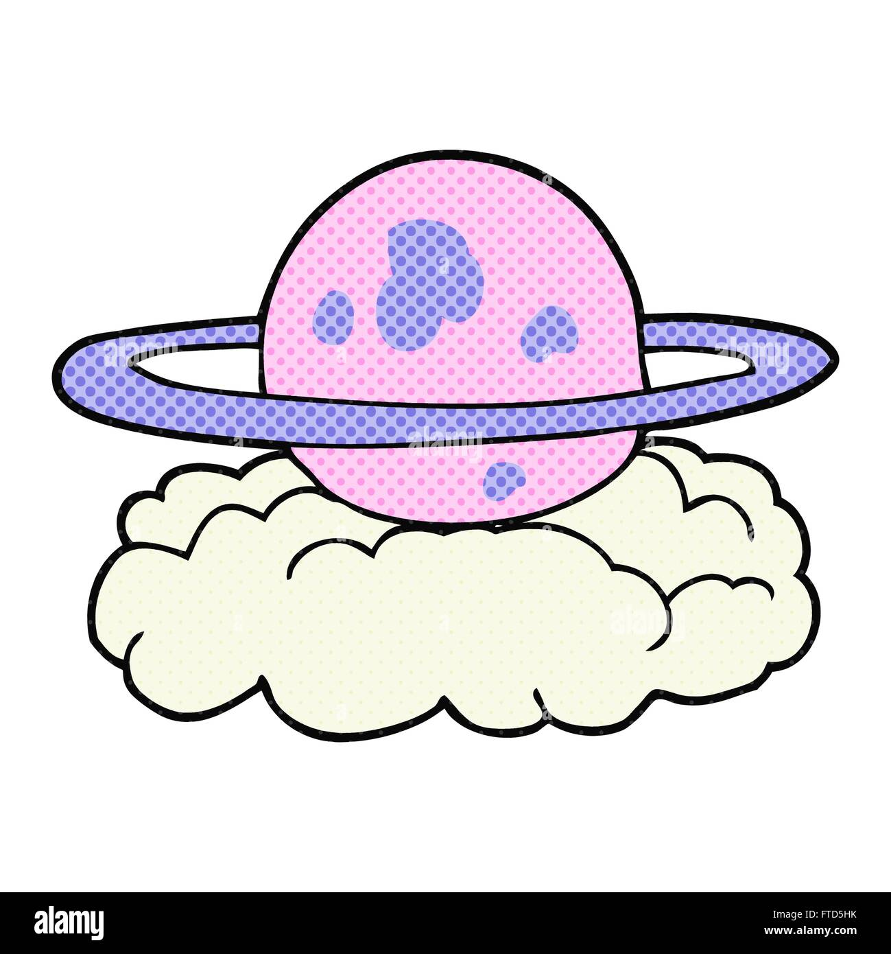freehand drawn cartoon alien planet Stock Vector Image & Art - Alamy