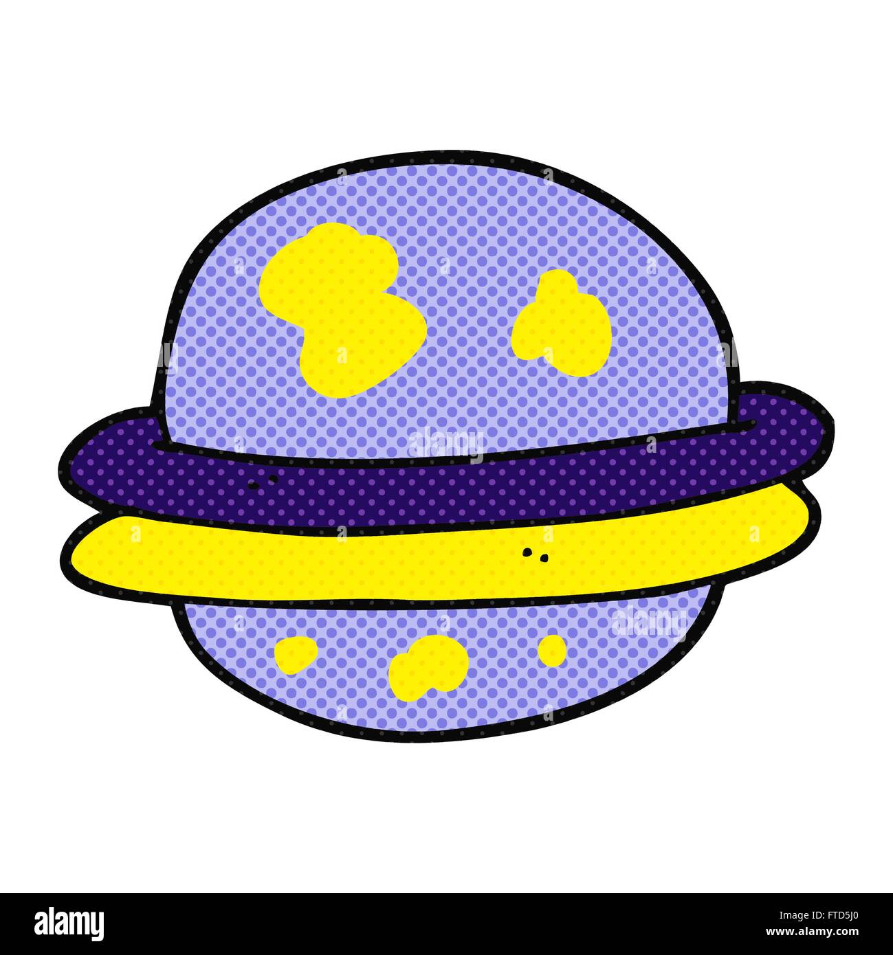 freehand drawn cartoon alien planet Stock Vector Image & Art - Alamy
