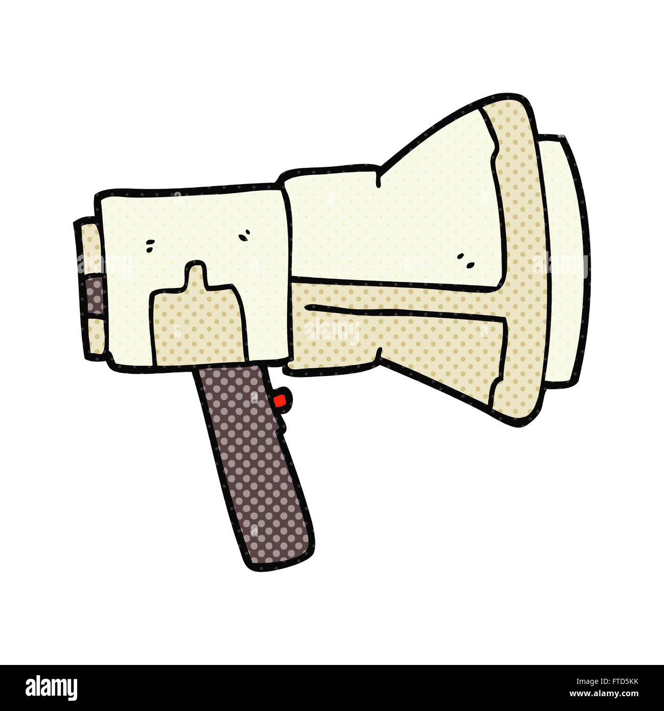 freehand drawn cartoon megaphone Stock Vector Image & Art - Alamy