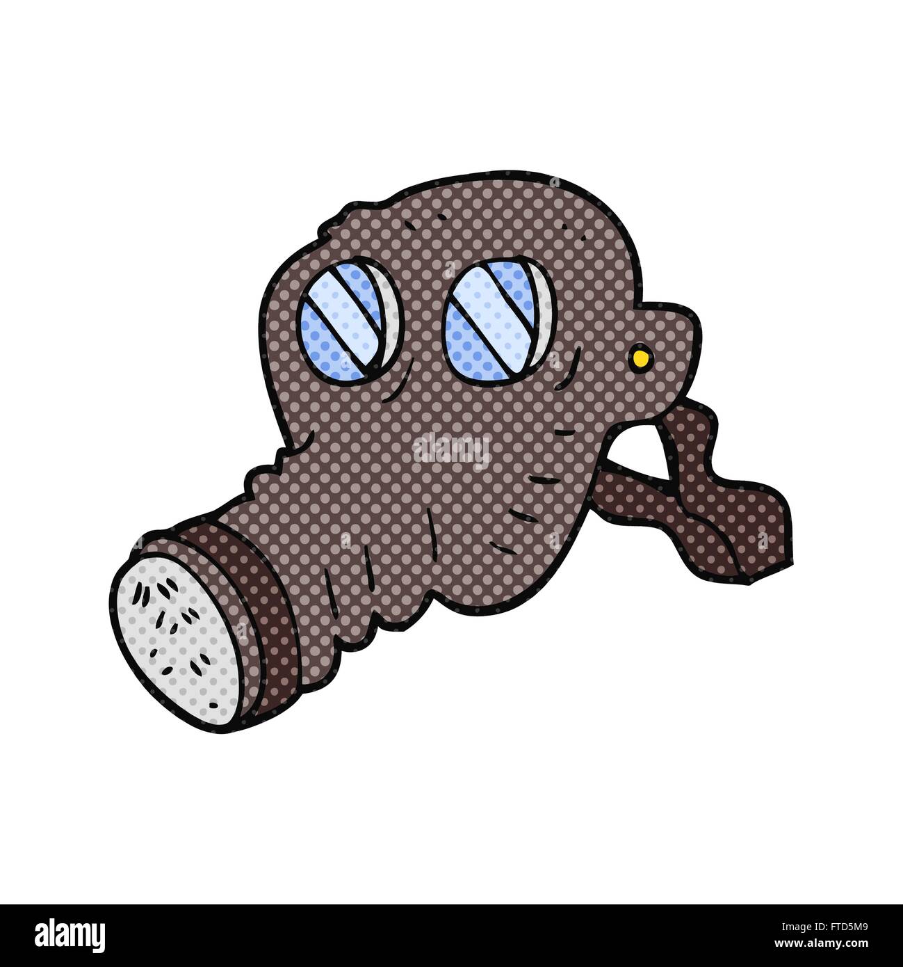 freehand drawn cartoon gas mask Stock Vector Image & Art - Alamy