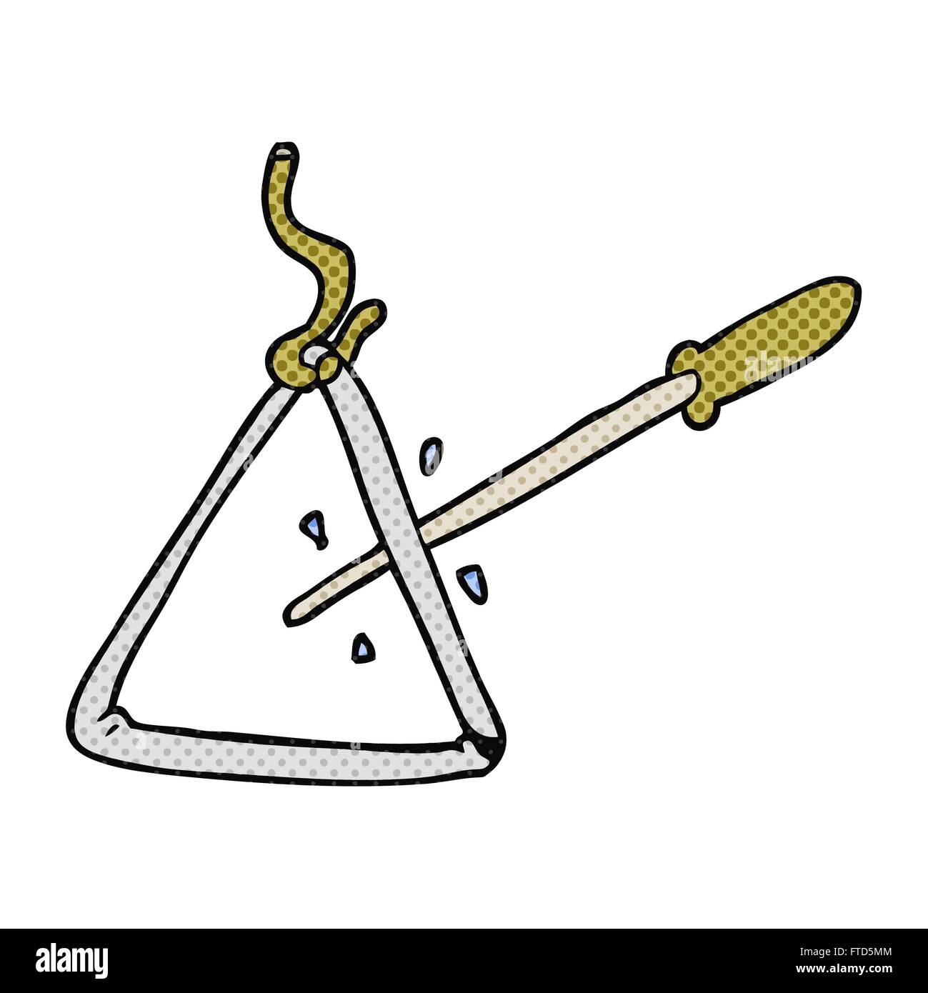 freehand drawn cartoon triangle Stock Vector Image & Art - Alamy