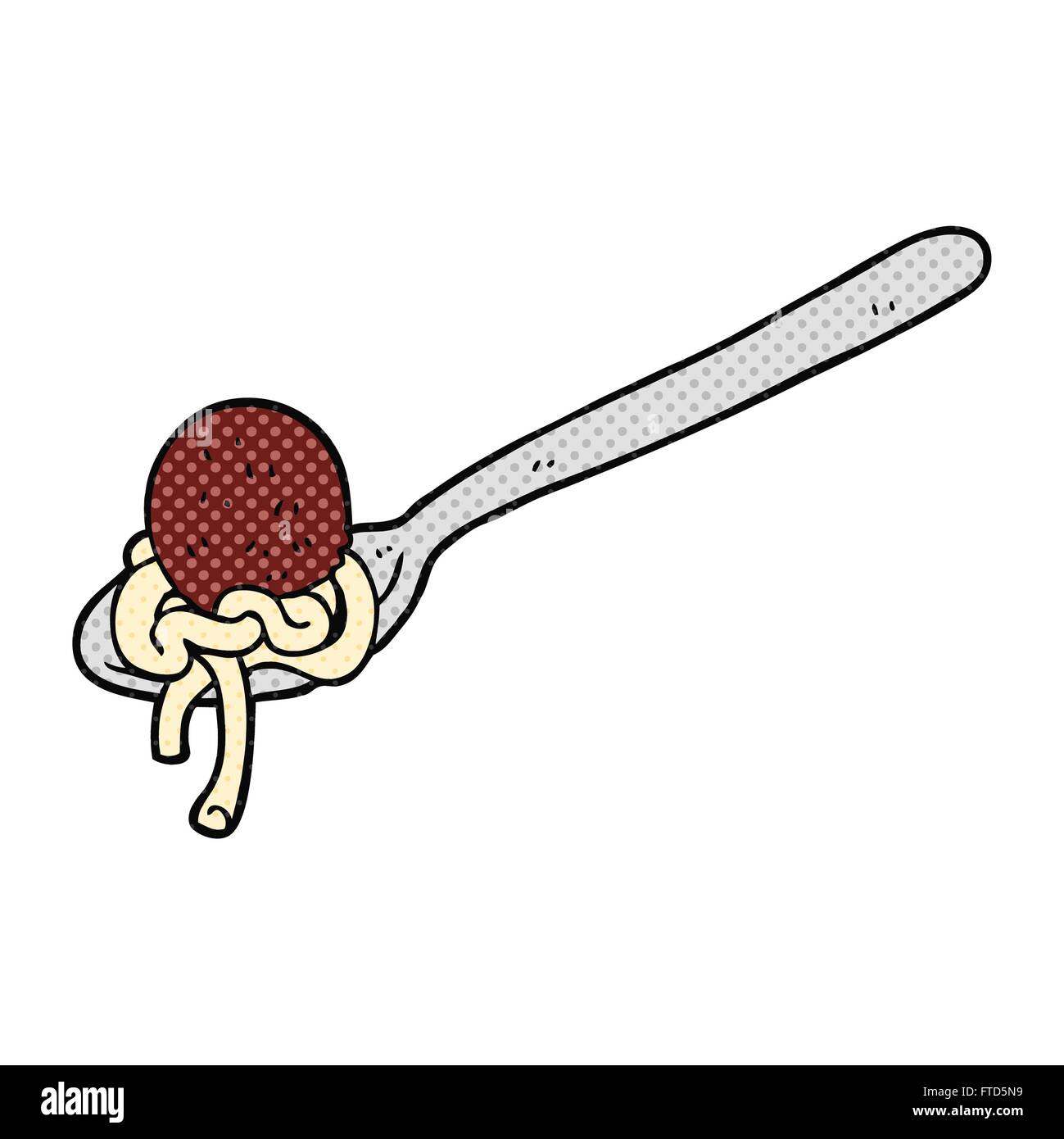 freehand drawn cartoon meatball Stock Vector Image & Art - Alamy